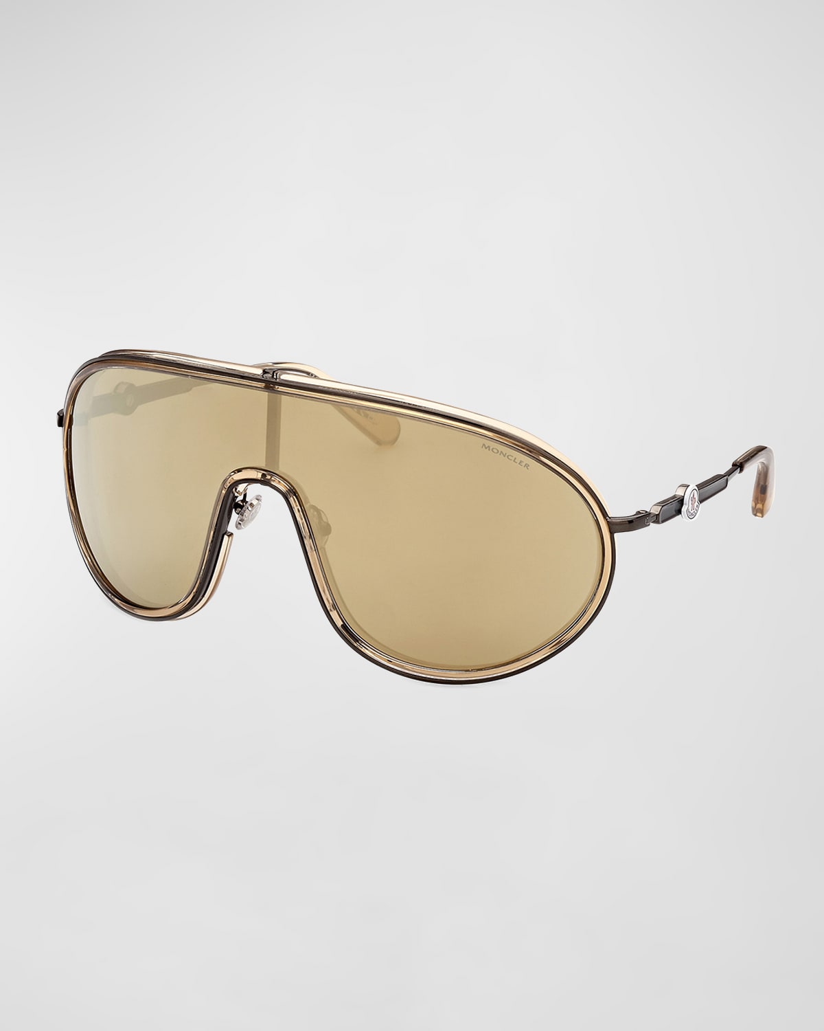 TOM FORD Kyler Metal Shield Sunglasses | Neiman Marcus