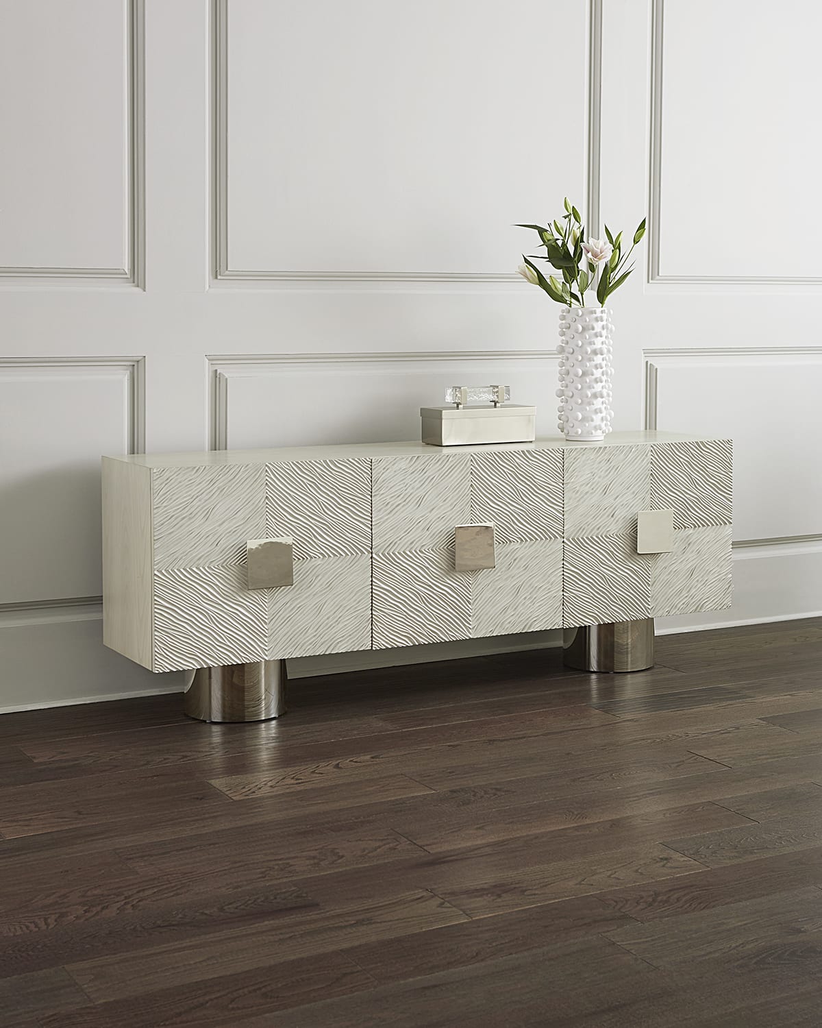 Bernhardt Linea 5-Door Entertainment Console | Neiman Marcus
