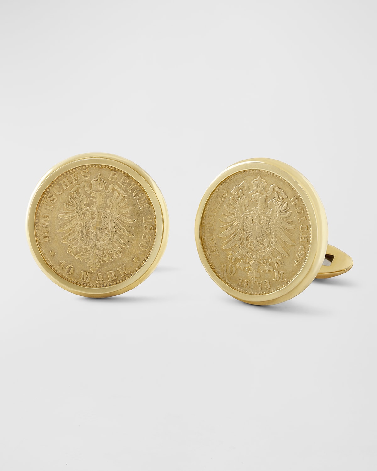 Jorge Adeler Men's 18K Yellow Gold Ancient Maurice Tiberius Coin ...