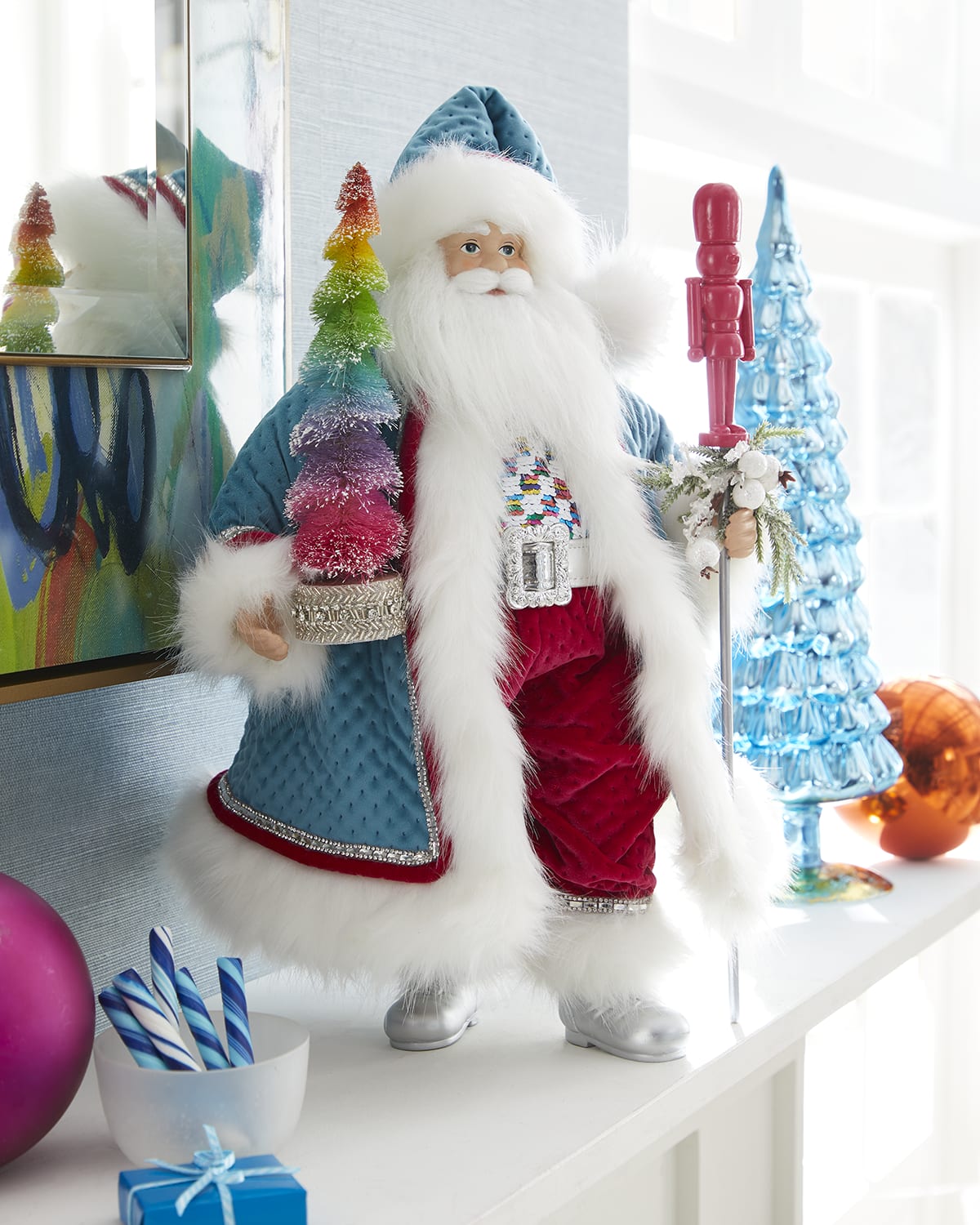 Neiman Marcus 36" Classic Holiday Santa | Neiman Marcus