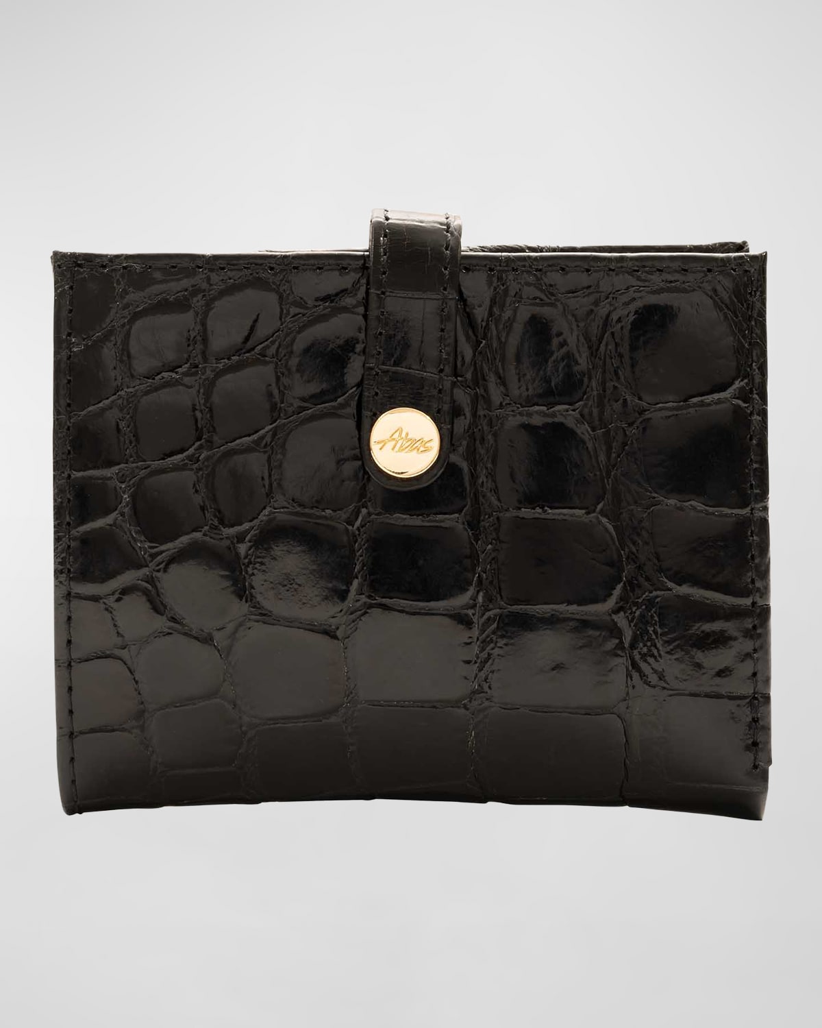 Abas Men's Matte Alligator Leather Bifold Coat Wallet | Neiman Marcus