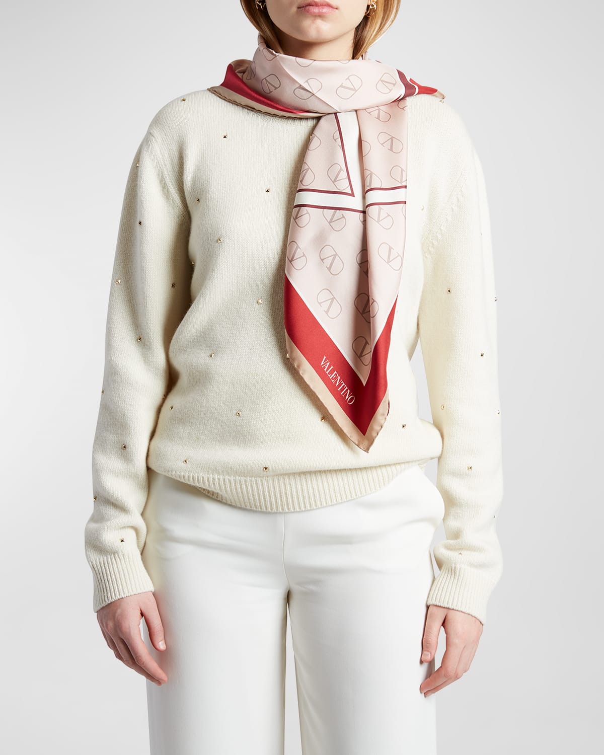 CALLAS Milano Printed Silk Twill Scarf | Neiman Marcus