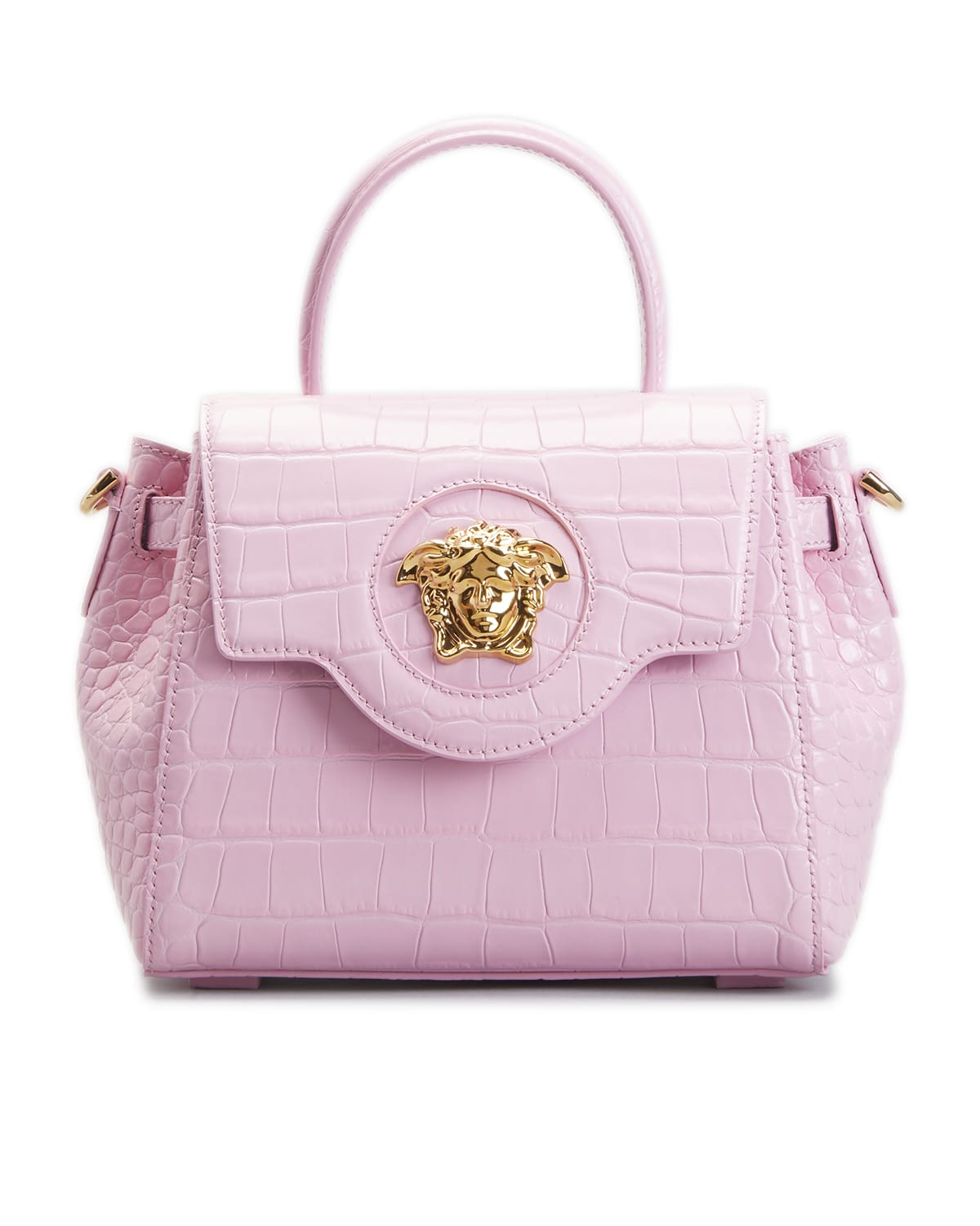 Versace La Medusa Mini Canvas Tote Bag | Neiman Marcus
