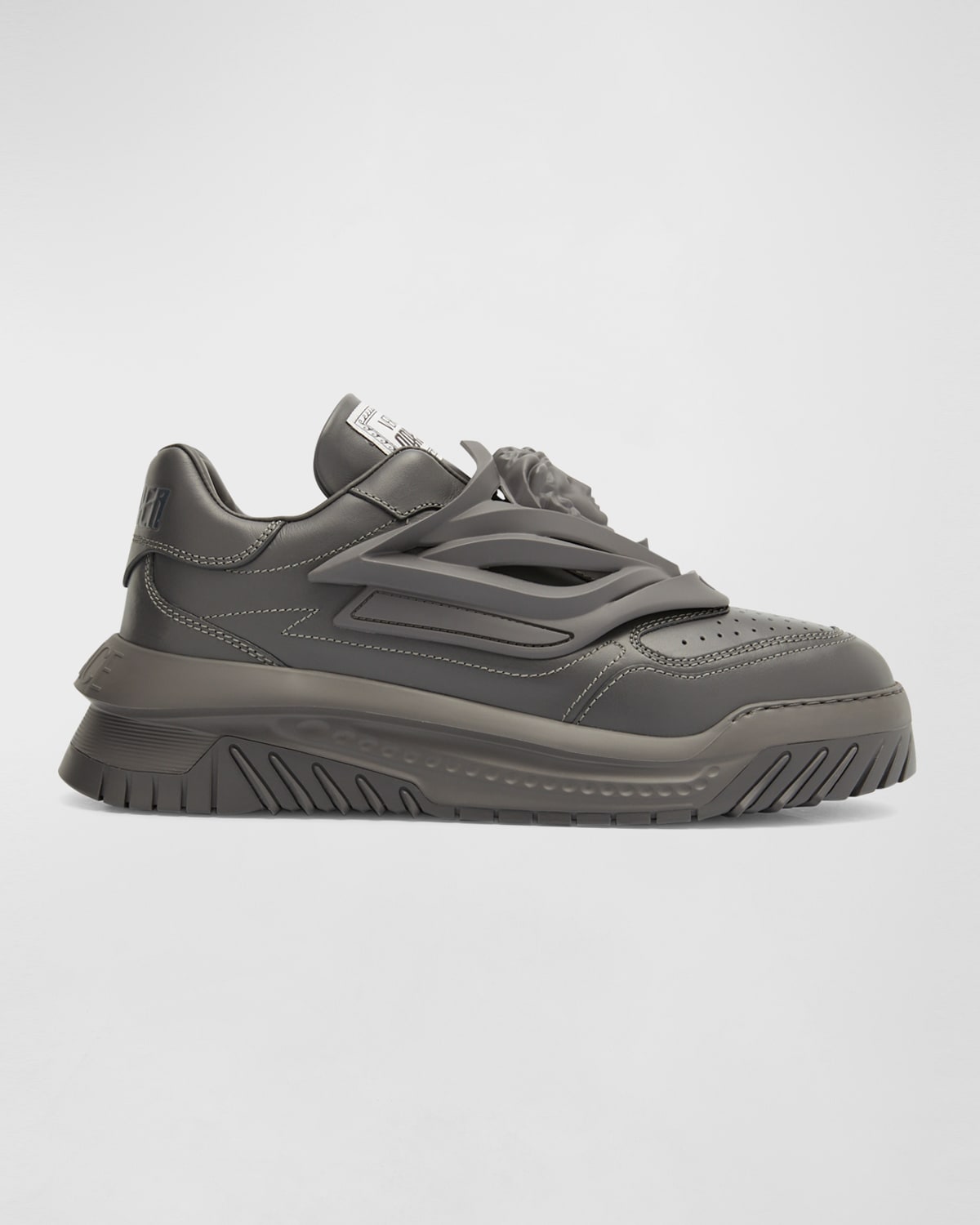 Versace Men's Odissea Medusa Head Tonal Slip-On Sneakers | Neiman Marcus