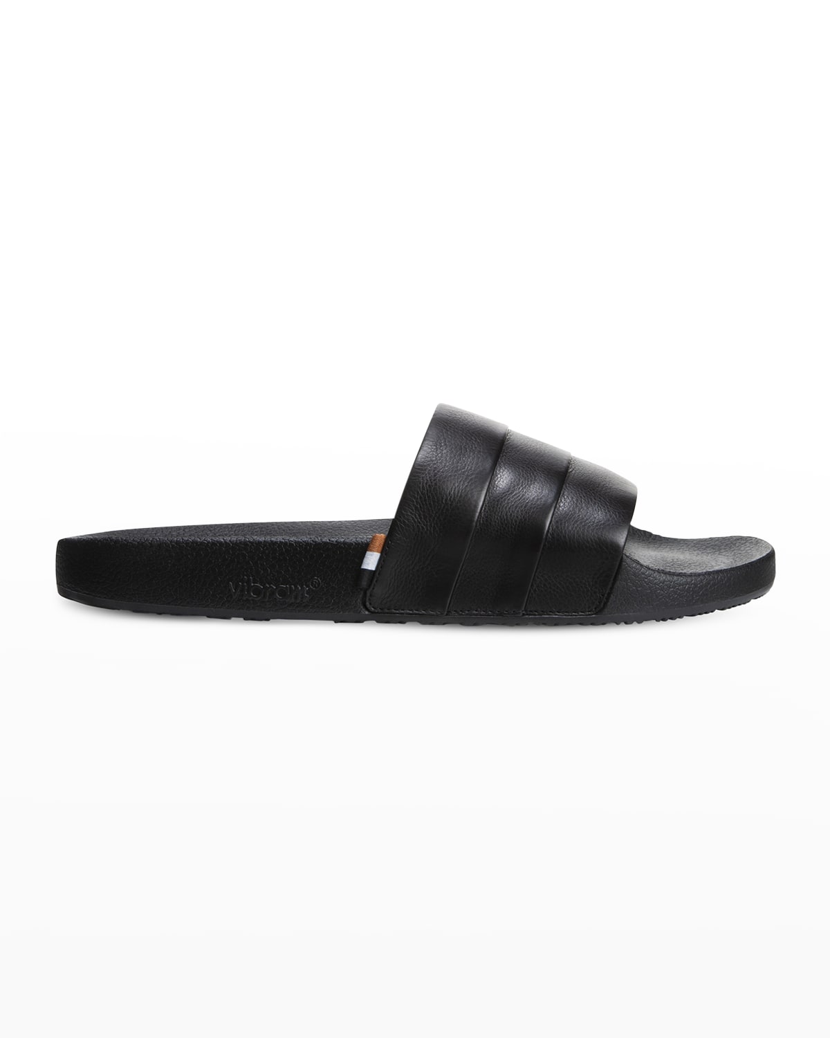 Giorgio Armani Men's Classic Leather Slides | Neiman Marcus