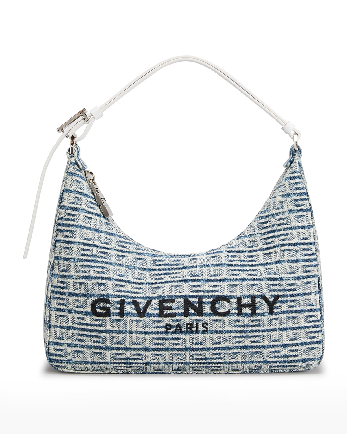 Givenchy Small Moon Cutout Monogram Hobo Bag | Neiman Marcus