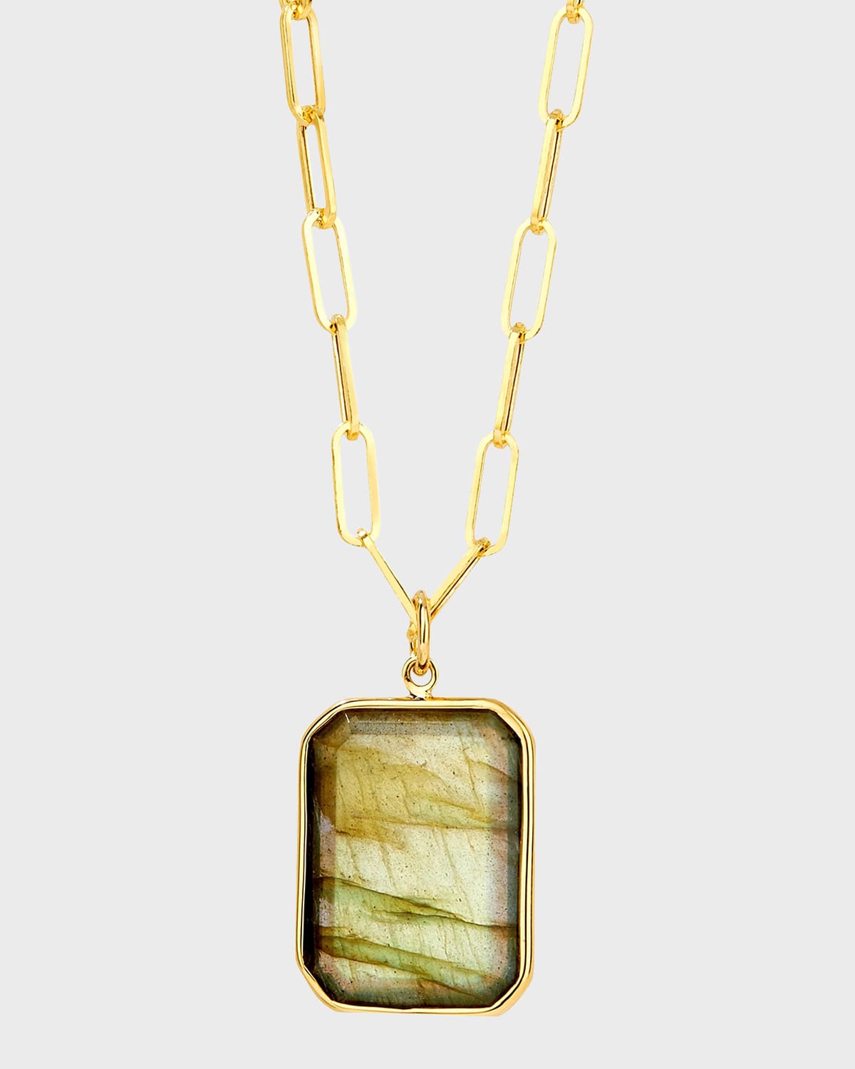 Syna Yellow Gold Cosmic Swivel Pendant Necklace with Lapis Lazuli Bead ...