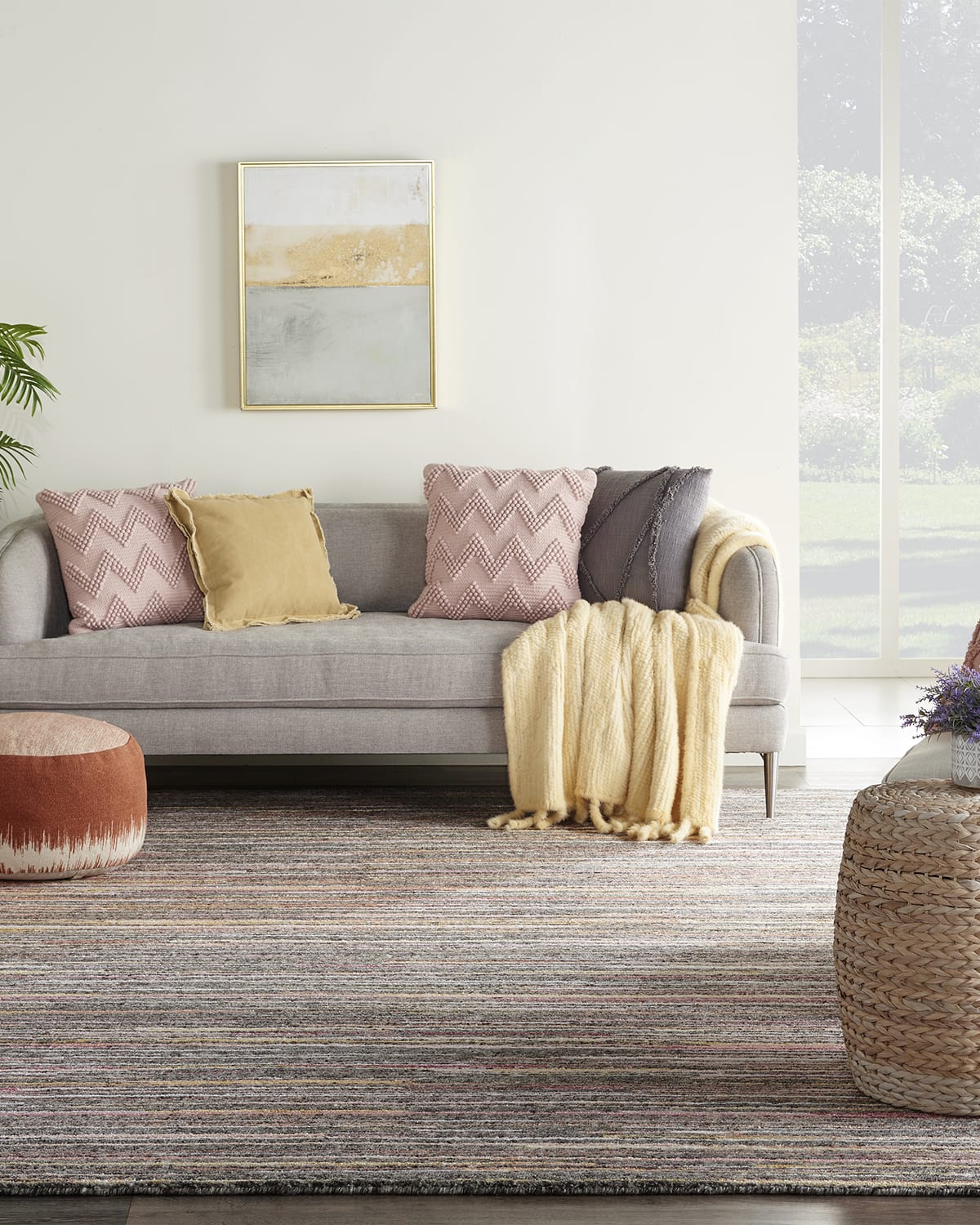 Logan Hand-Knotted Rug | Neiman Marcus