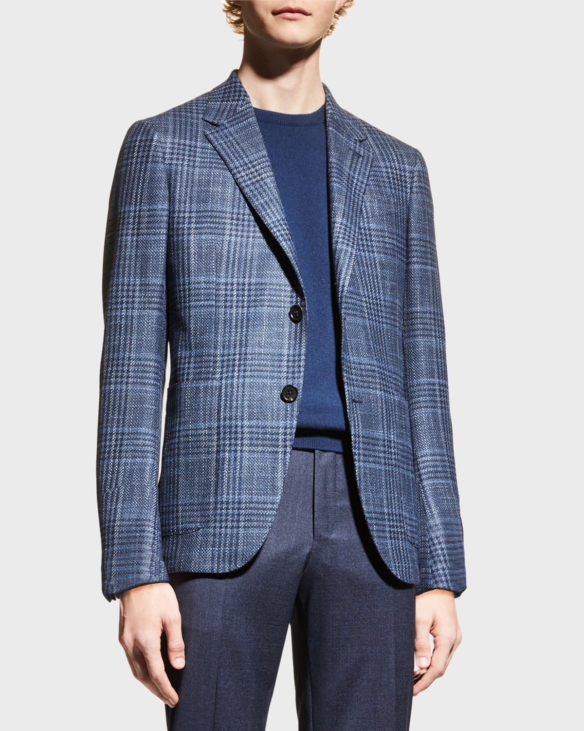 ZEGNA Men's Textured Solid Sport Coat | Neiman Marcus