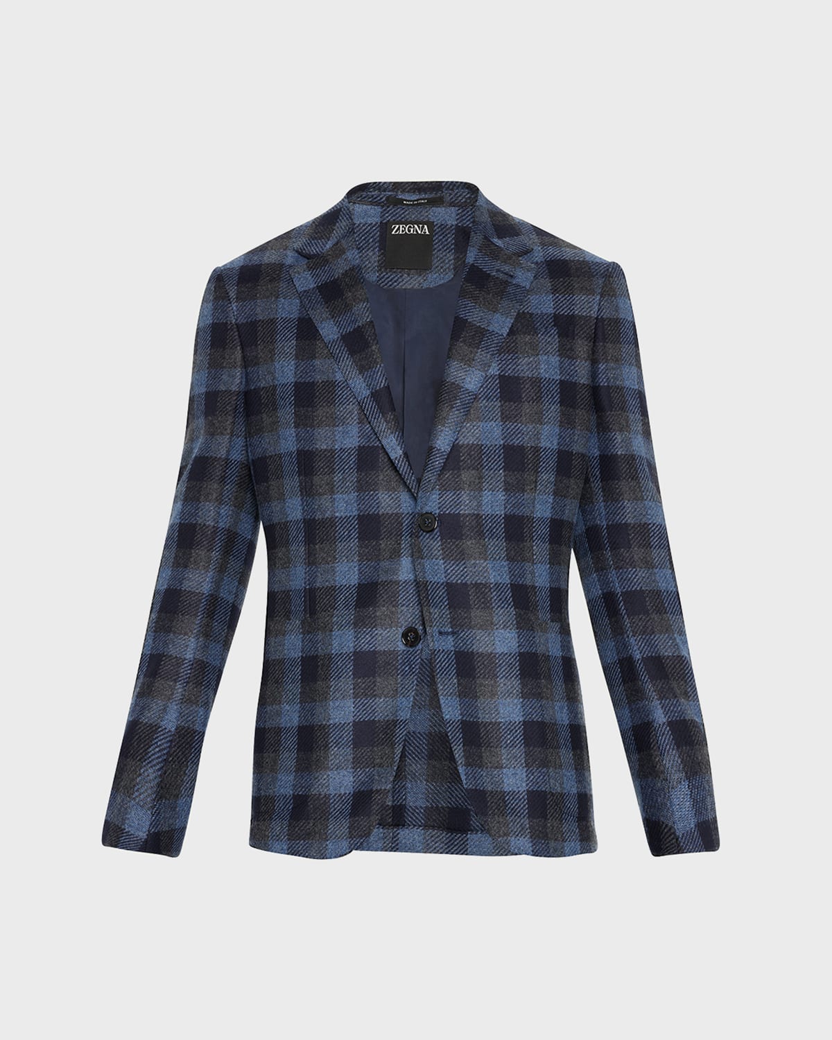 Kiton Men's Cashmere Check Sport Coat | Neiman Marcus