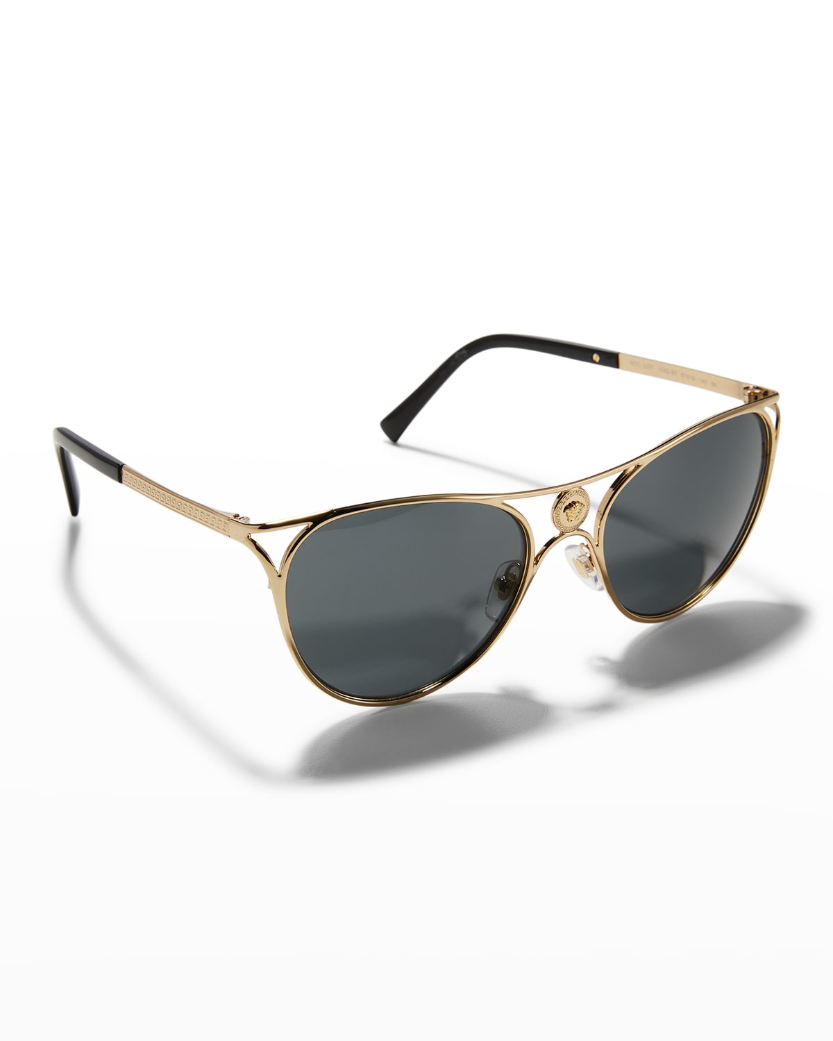 Versace Medusa Metal Cat-Eye Sunglasses | Neiman Marcus