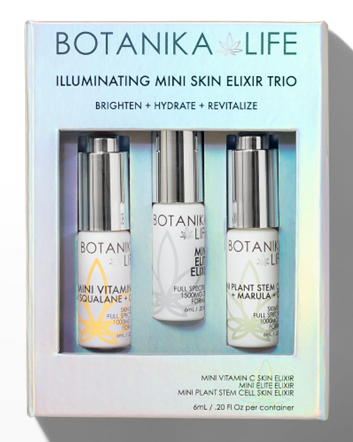 Botanika Life Skin Elixir Set + Crystal Face Roller | Neiman Marcus