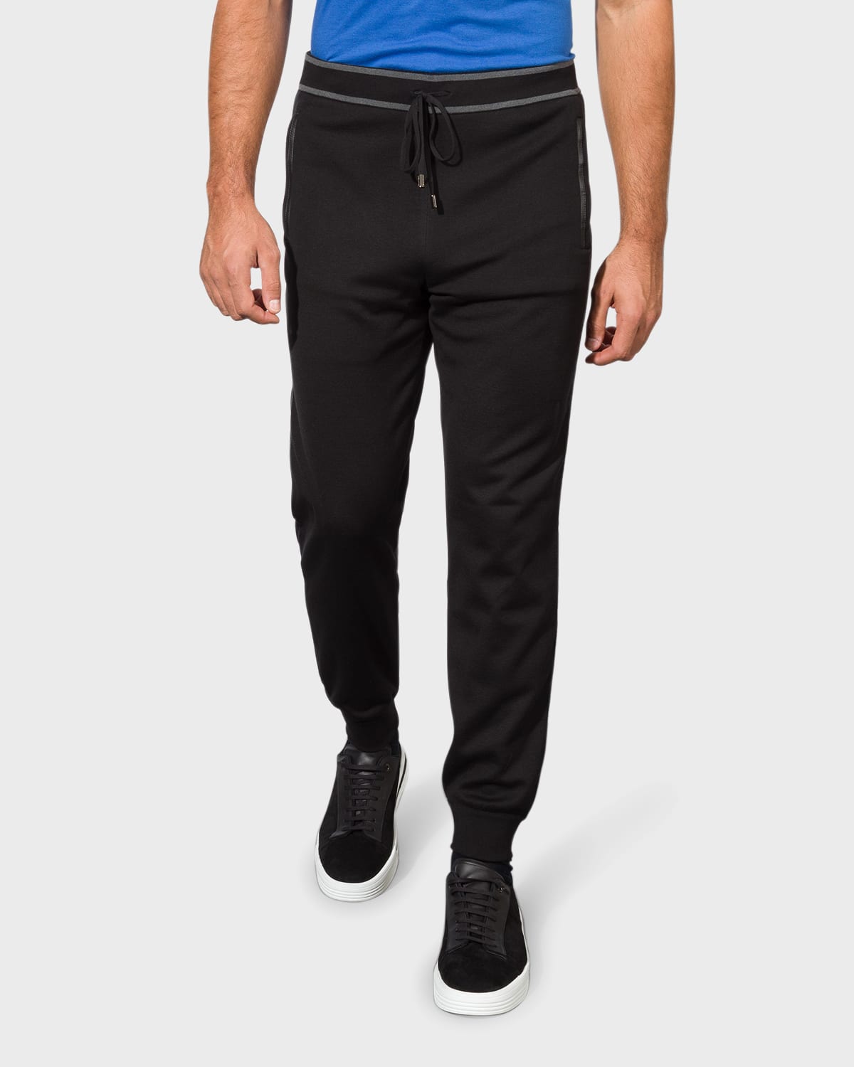 Stefano Ricci Men's Cotton-Stretch Sweatpants | Neiman Marcus