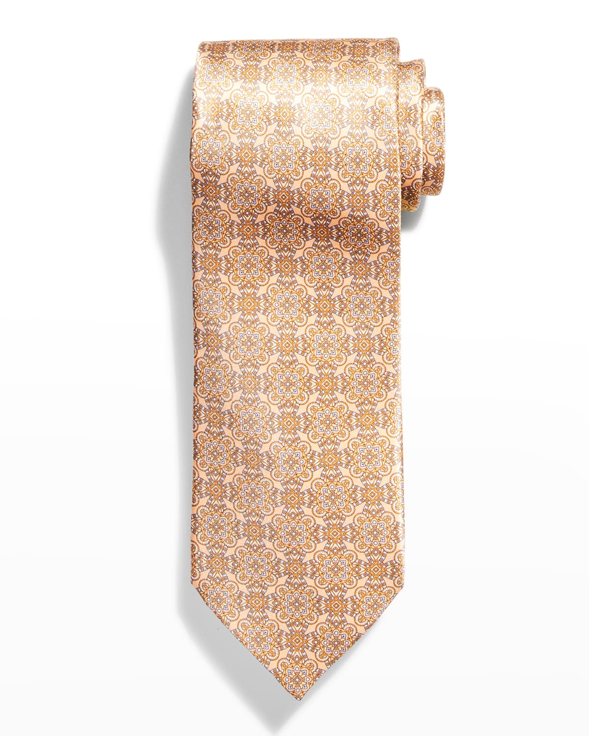 Stefano Ricci Men's Multi-Medallion Silk Tie | Neiman Marcus