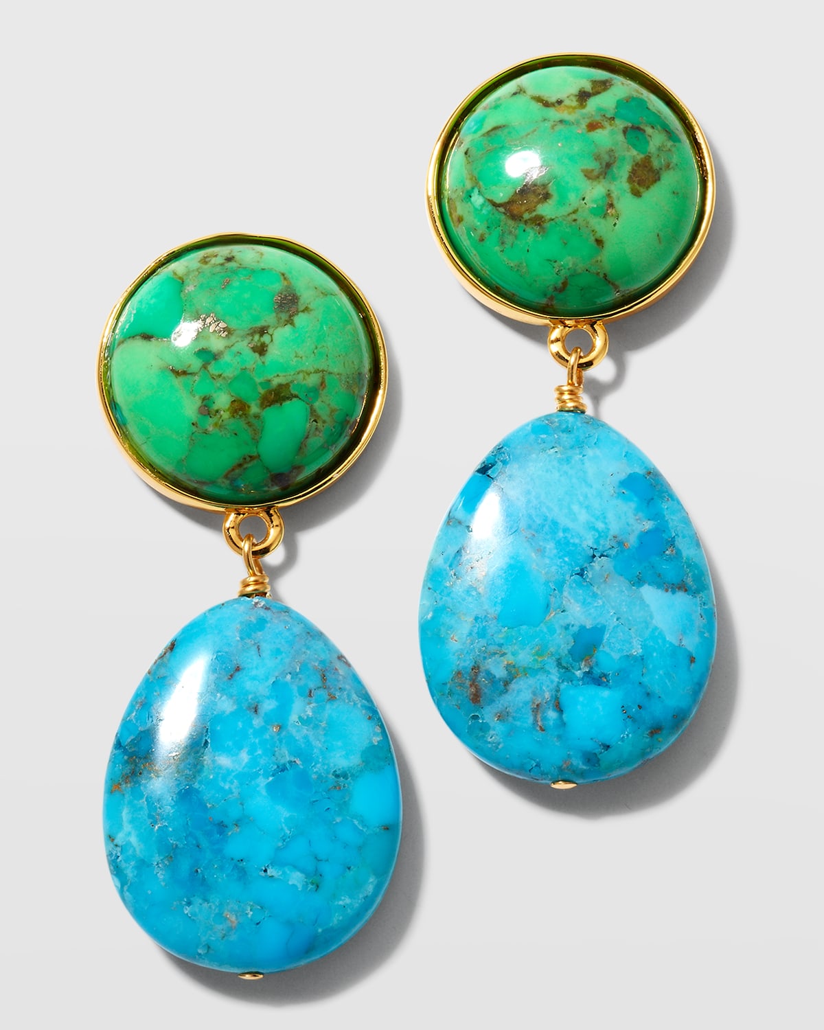 NEST Jewelry Blue Turquoise Teardrop Earrings | Neiman Marcus