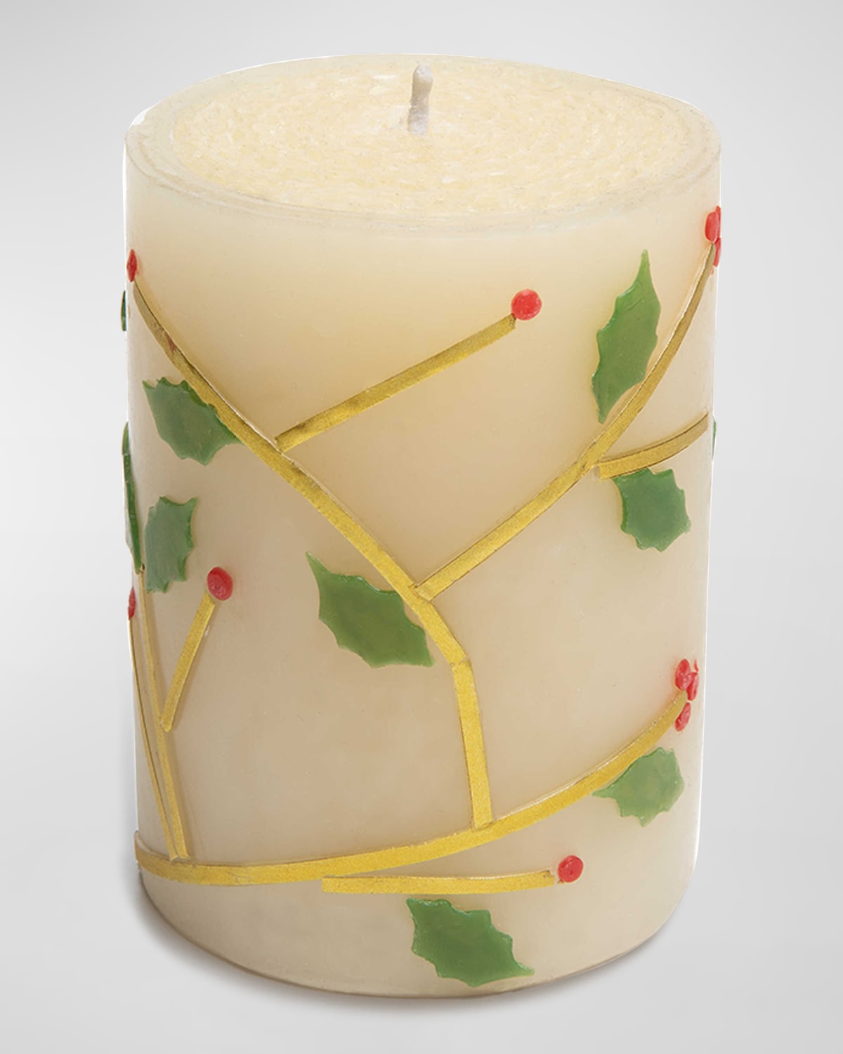 MacKenzie-Childs 6" Jester Pillar Candle | Neiman Marcus