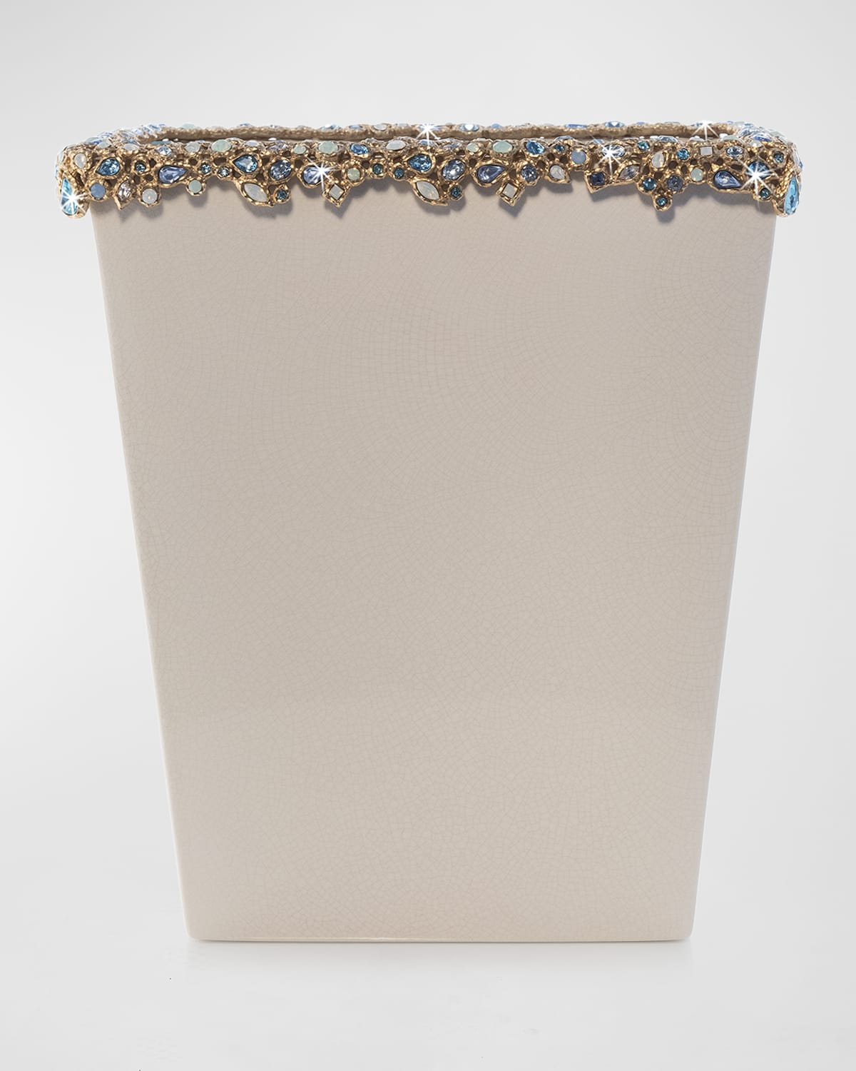 Jay Strongwater Bejeweled Trash Bin | Neiman Marcus