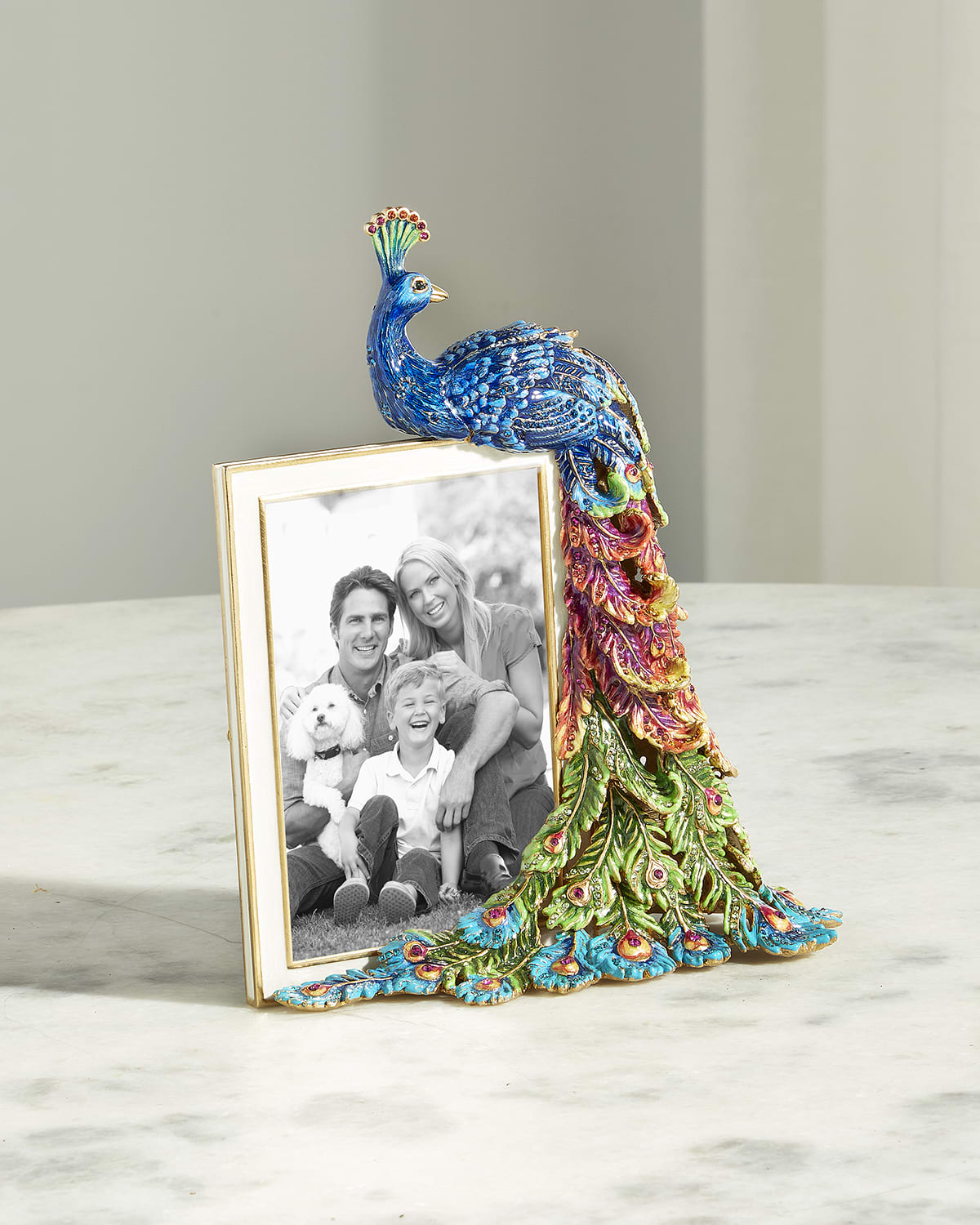 Jay Strongwater Art Deco 5" x 7" Frame | Neiman Marcus
