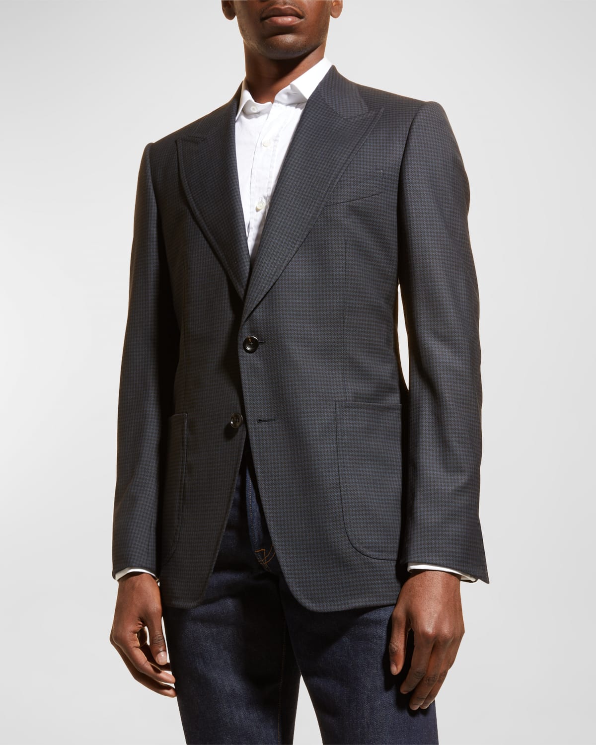 TOM FORD Men's Shelton Fine Poplin Dinner Jacket | Neiman Marcus