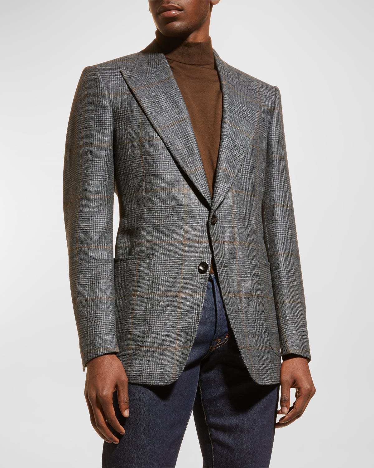 TOM FORD Men's Shelton Fine Poplin Dinner Jacket | Neiman Marcus