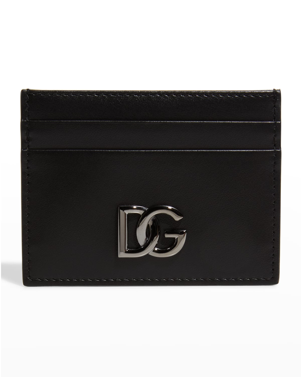 Dolce&Gabbana Men's DG-Embossed Rubber Card Case | Neiman Marcus