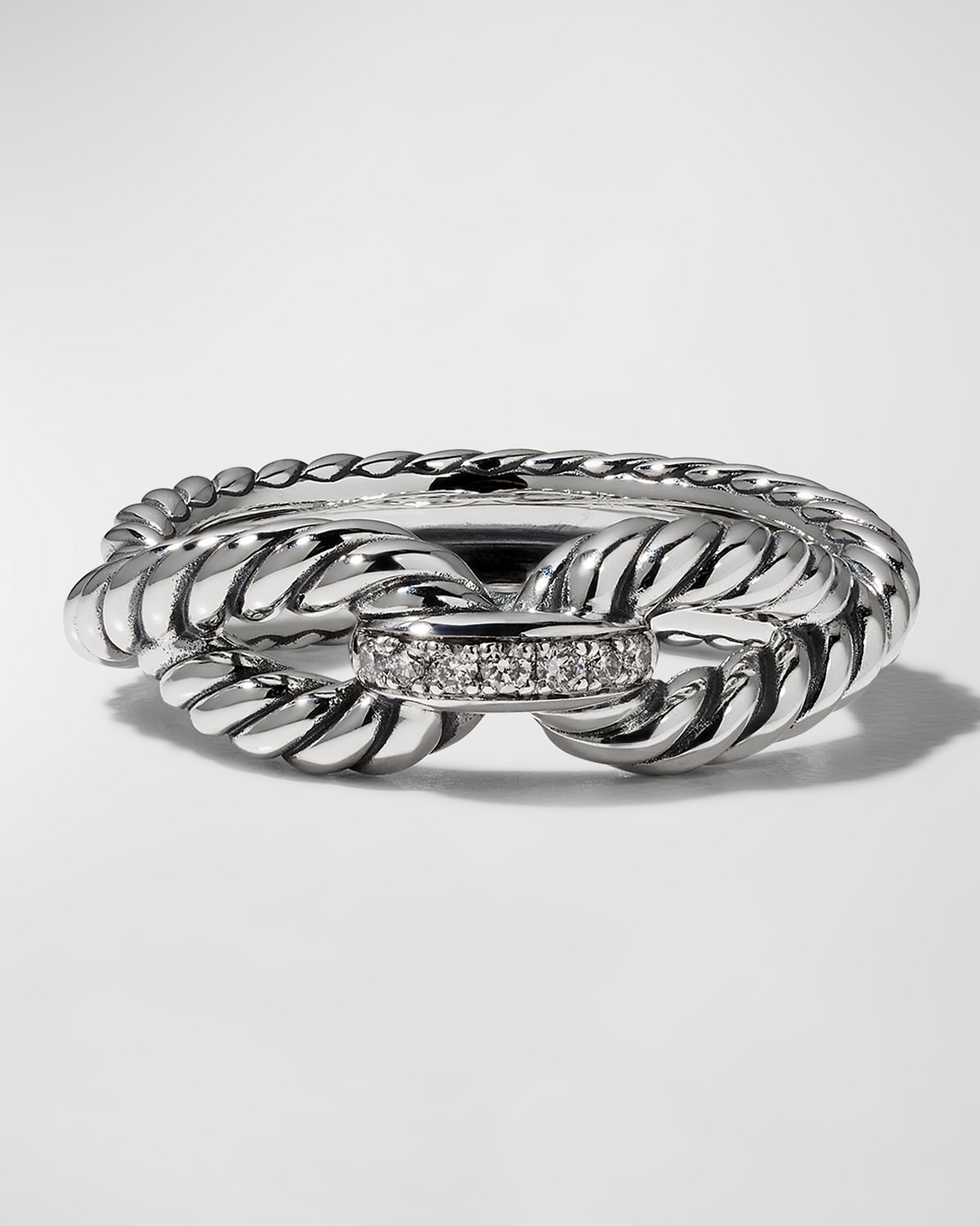 David Yurman Silver Cable Ring | Neiman Marcus