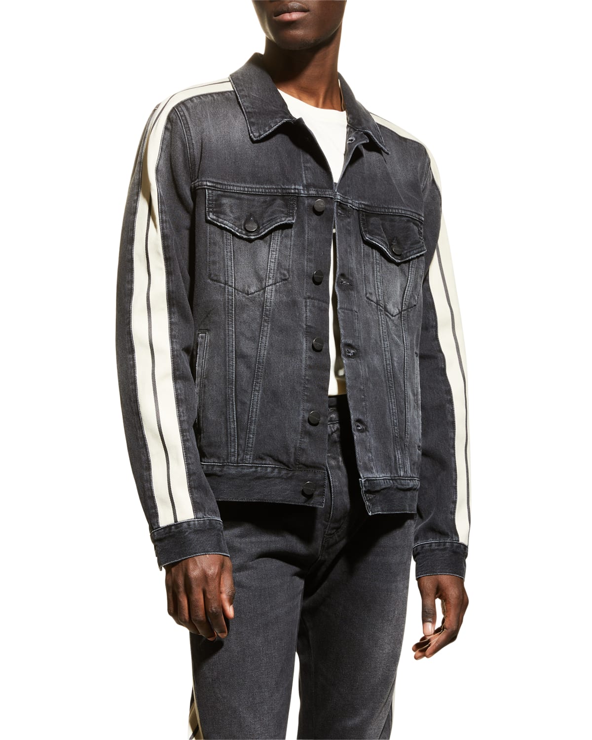 Loewe Men's Puzzle Denim Jacket | Neiman Marcus