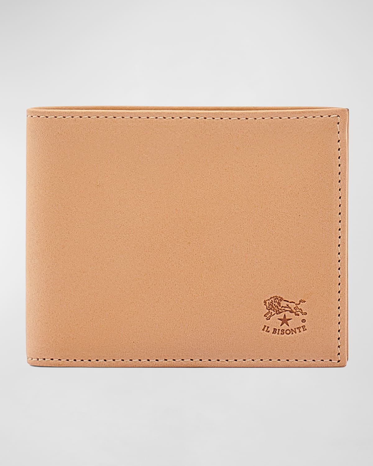Il Bisonte Men's Slim Bi-Fold Leather Wallet | Neiman Marcus
