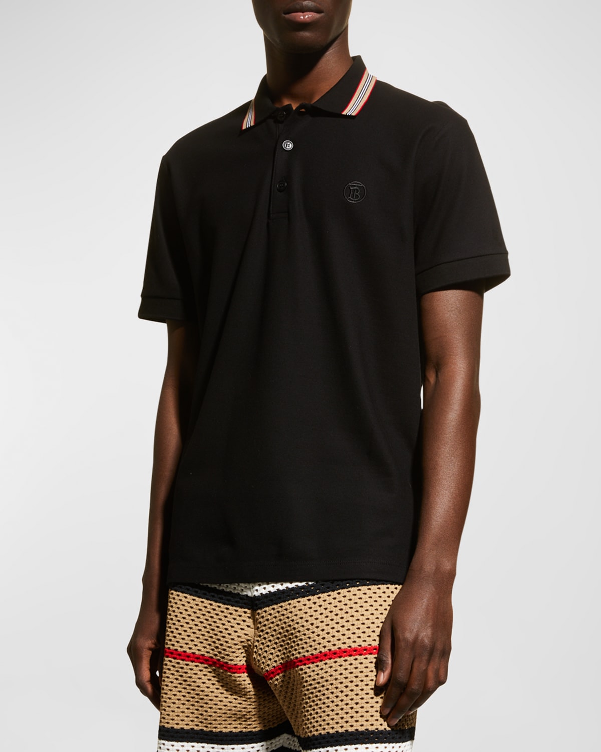 Isaia Men's Logo Polo Shirt | Neiman Marcus