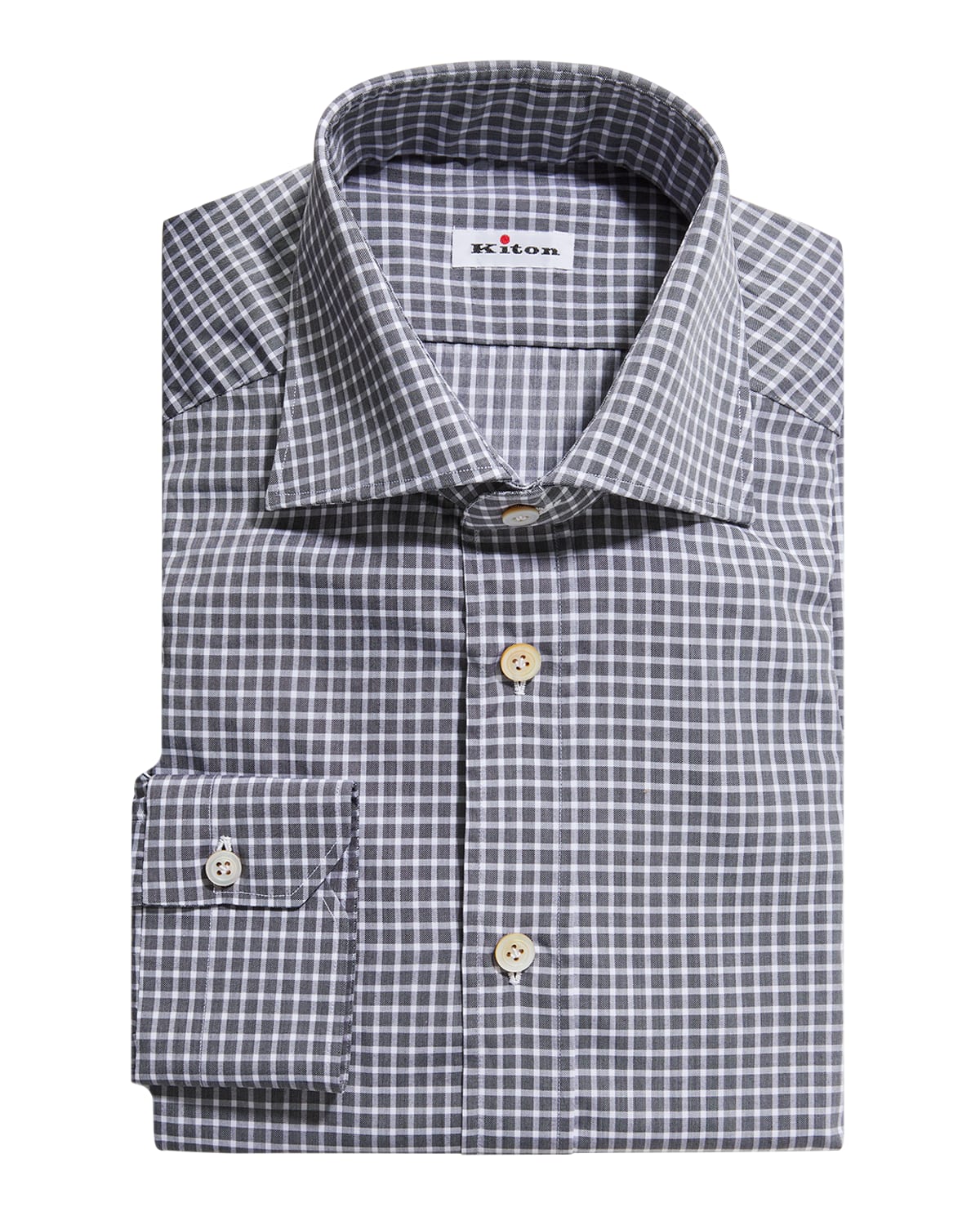 Corneliani Men's Multi-Check Dress Shirt | Neiman Marcus