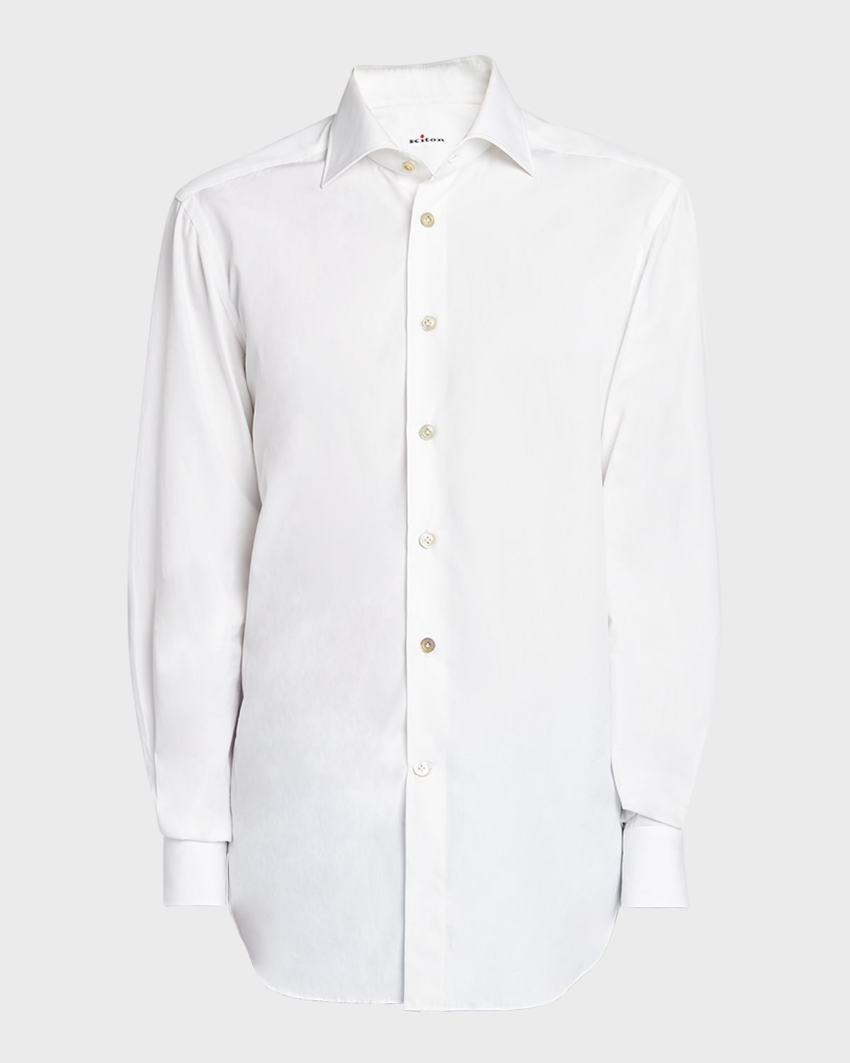 Kiton Men's Solid Dress Shirt | Neiman Marcus