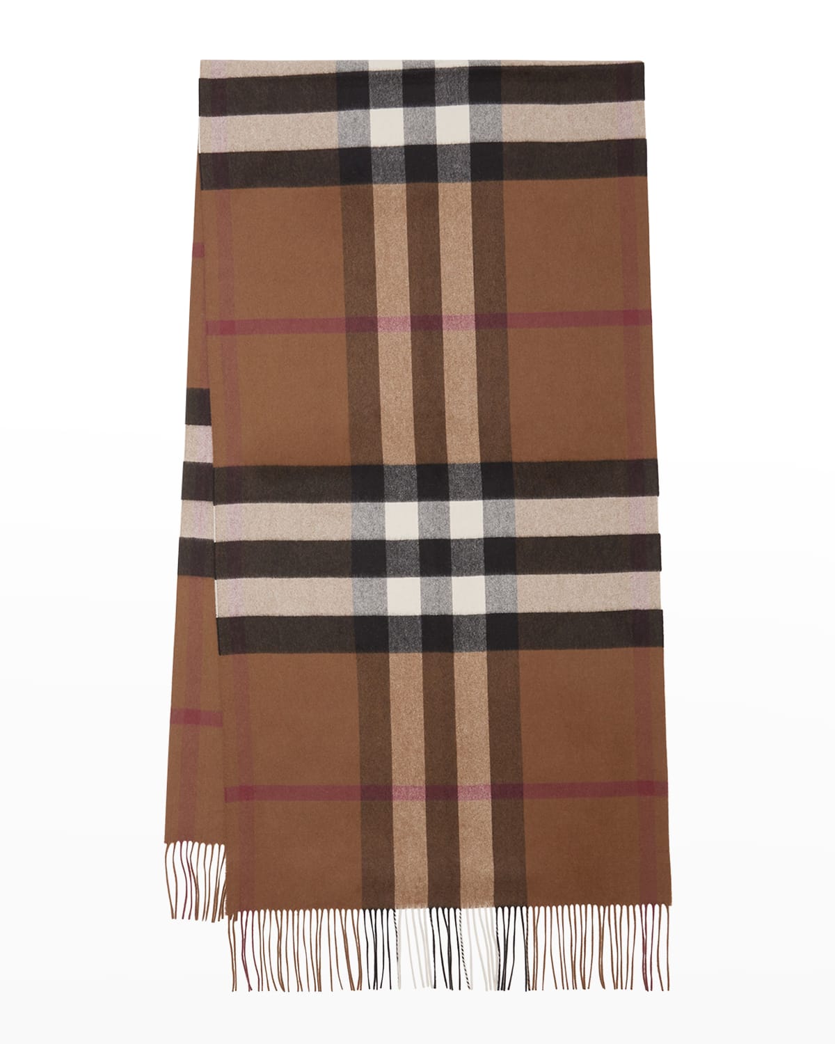 Burberry Men's Giant Icon Cashmere Scarf | Neiman Marcus