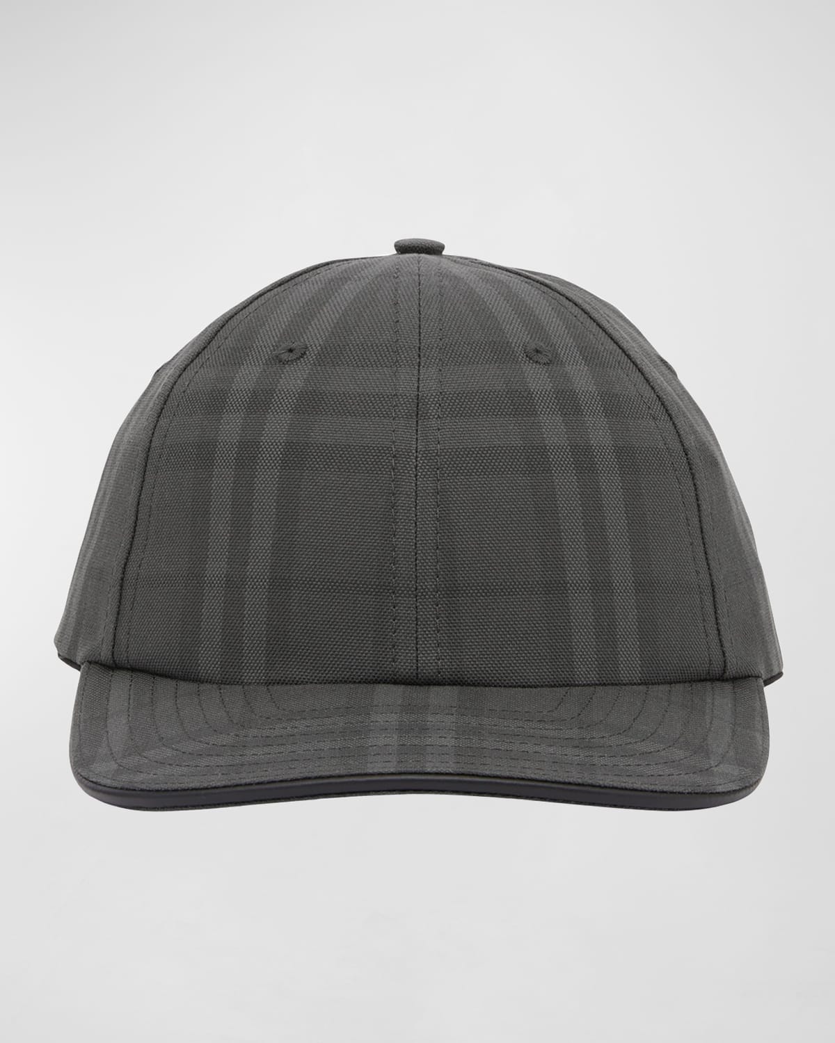 Burberry Men's Check Baseball Cap | Neiman Marcus
