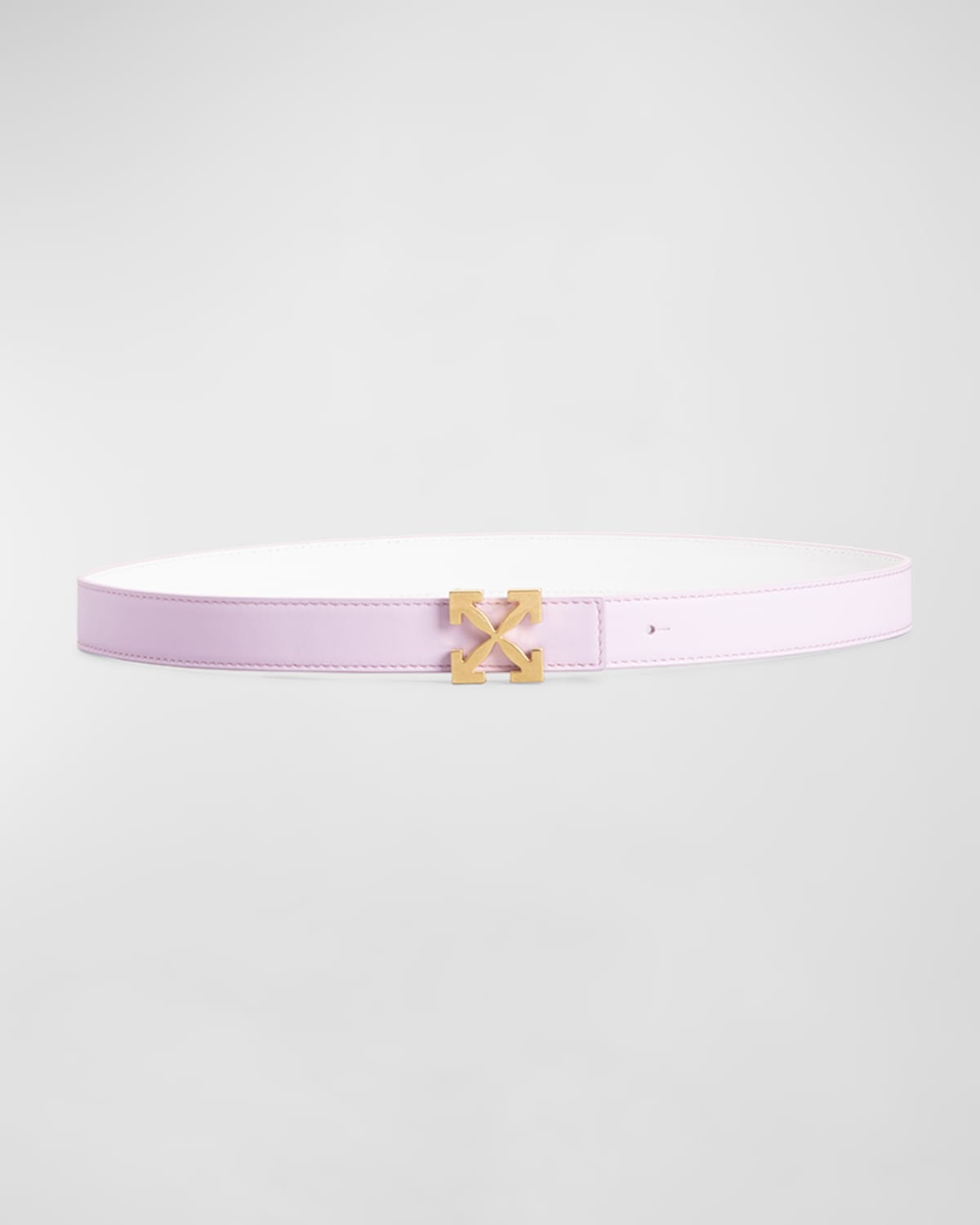 Off-White Arrow Leather Belt | Neiman Marcus
