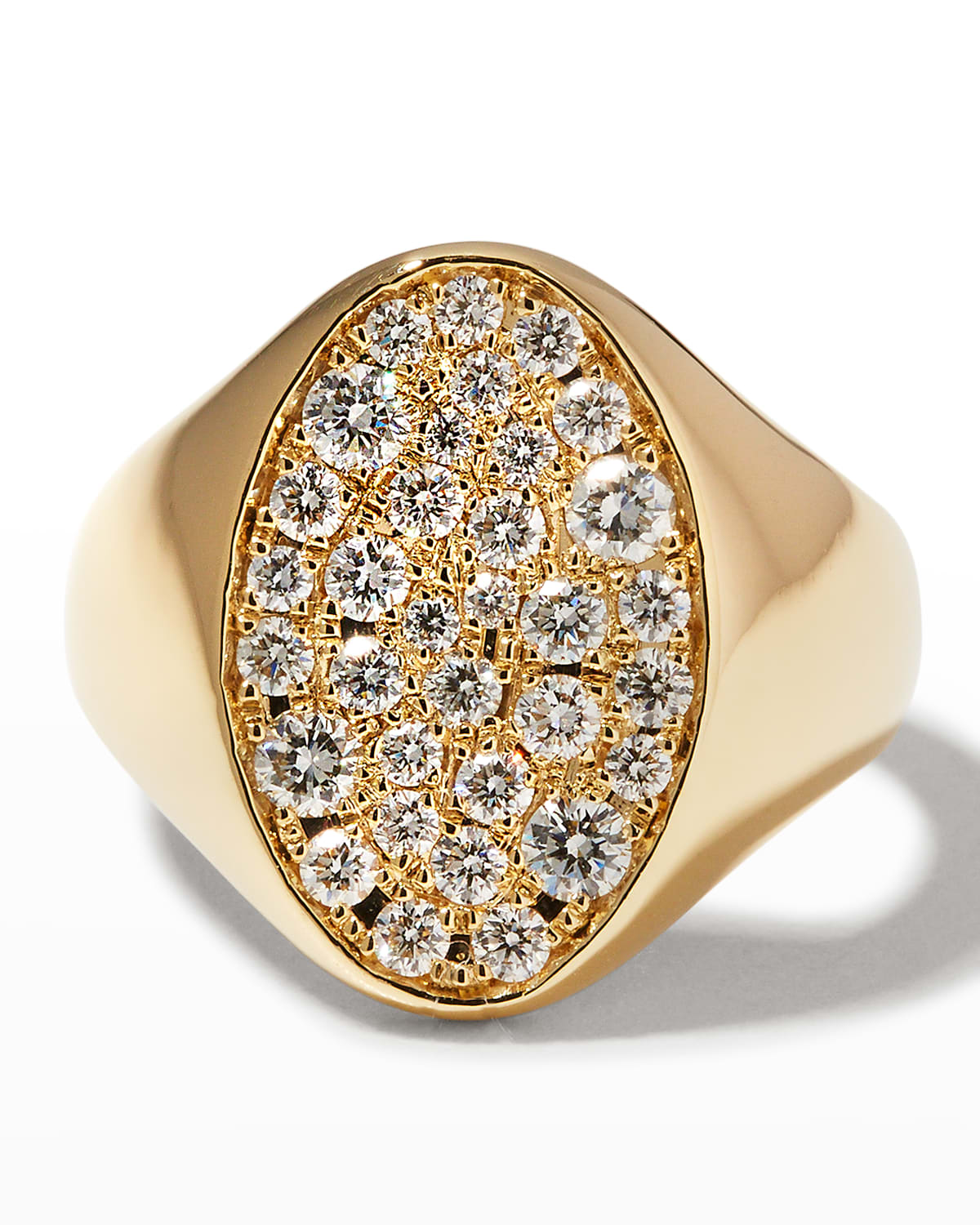 DRU. Marquise Anvil Ring with Diamond, Size 7 | Neiman Marcus