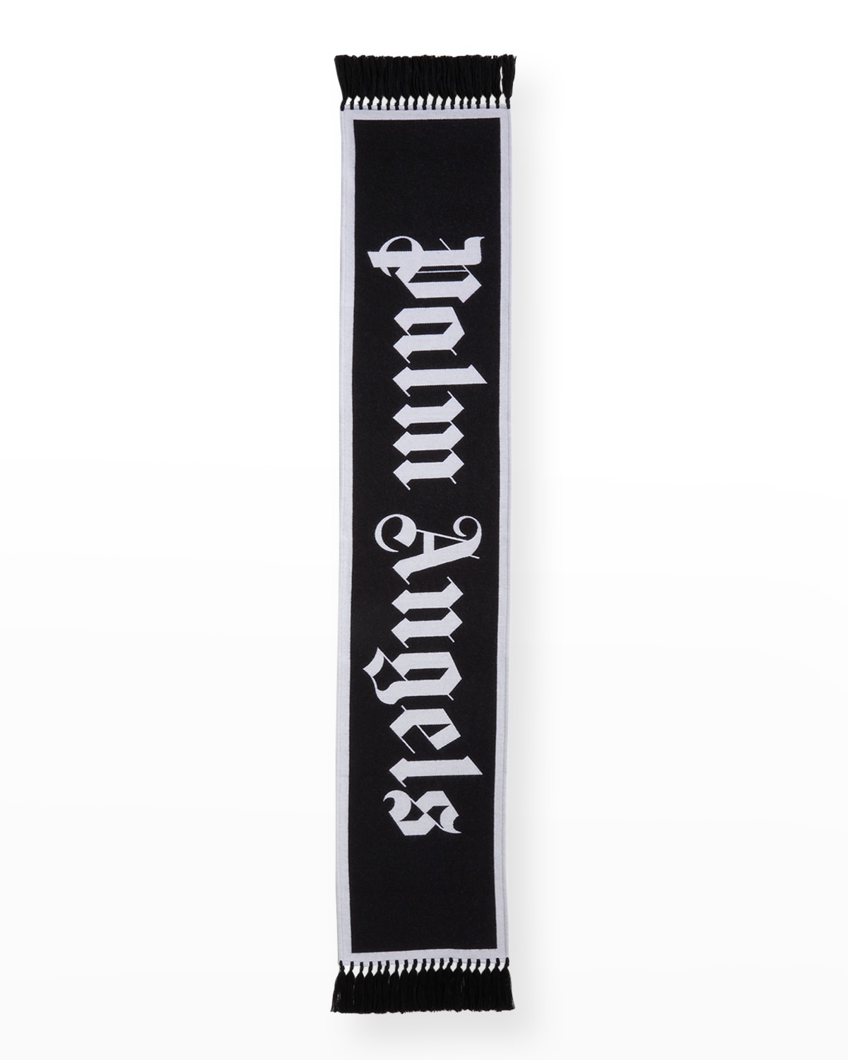 Givenchy Men's Wool Logo Ends Scarf | Neiman Marcus