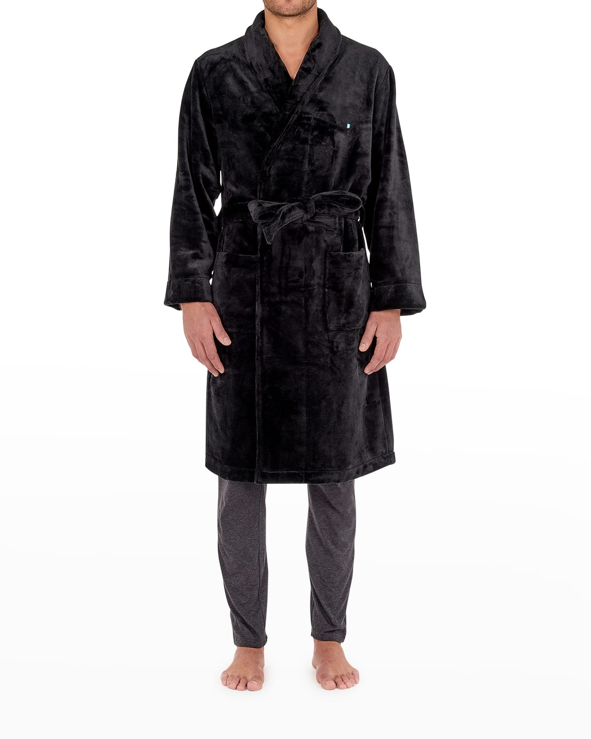 Derek Rose Men's Solid Terry Robe | Neiman Marcus