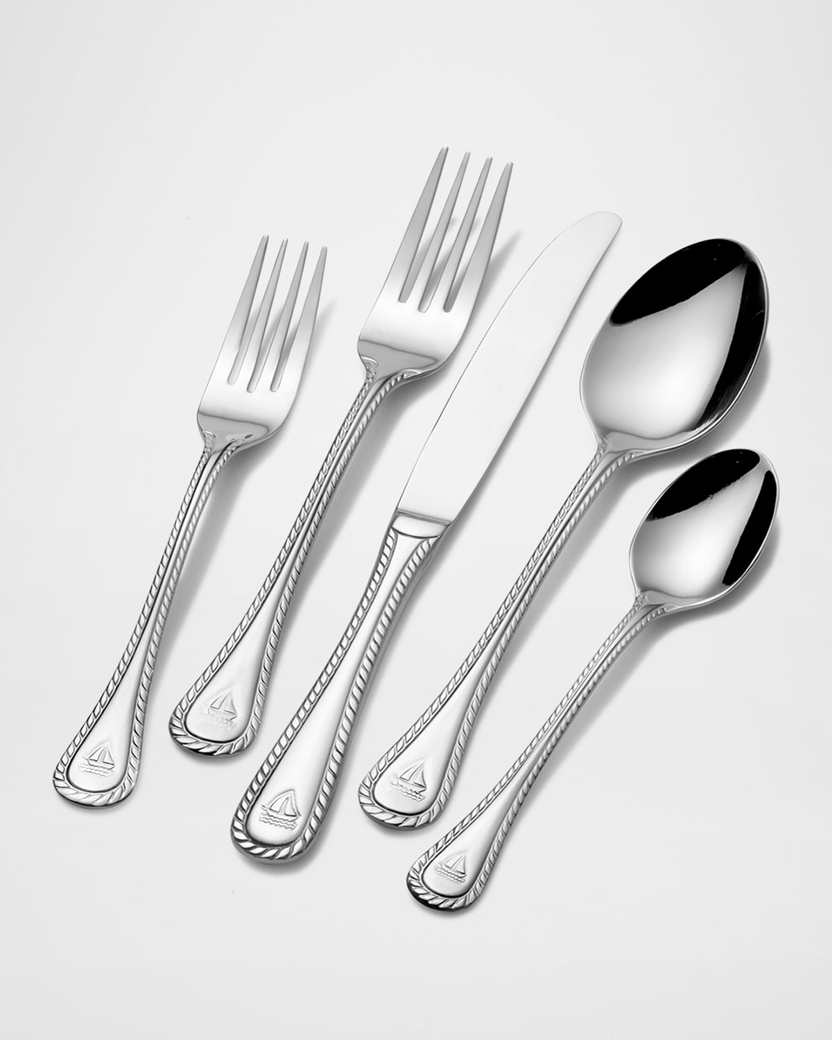 Godinger 20-Piece Gold Accent Butterfly Flatware Set | Neiman Marcus