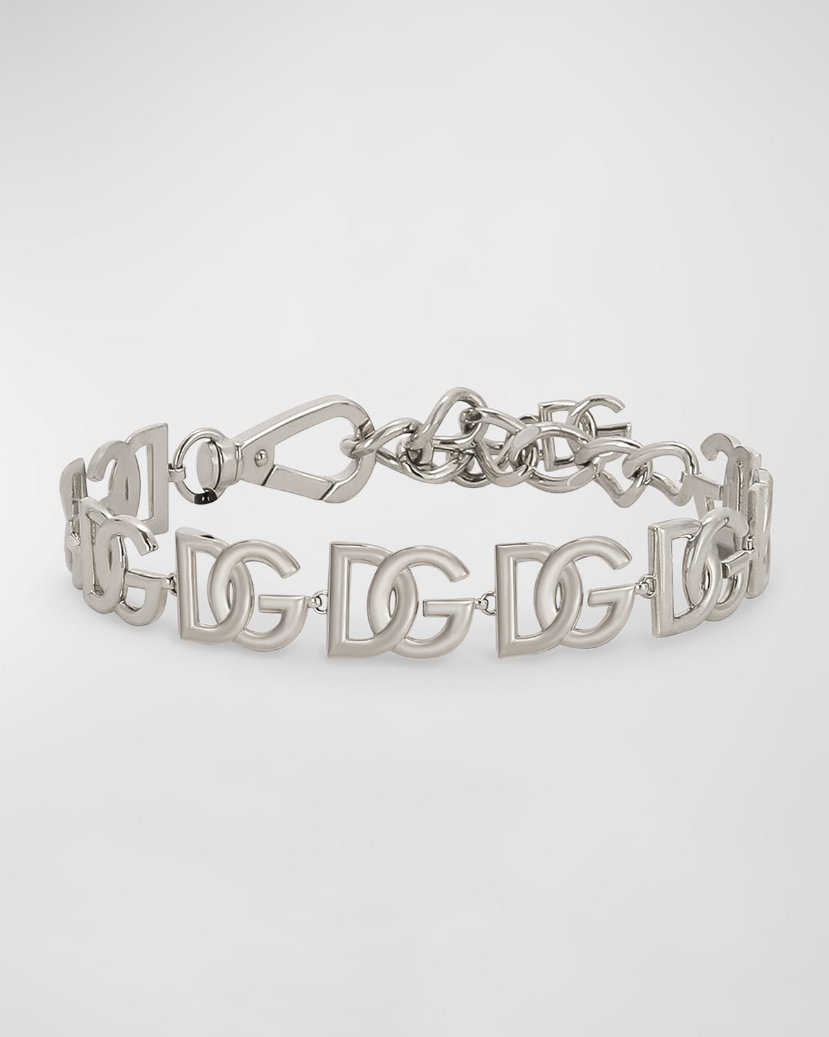 Dolce&Gabbana Two-Tone DG Logo Necklace | Neiman Marcus