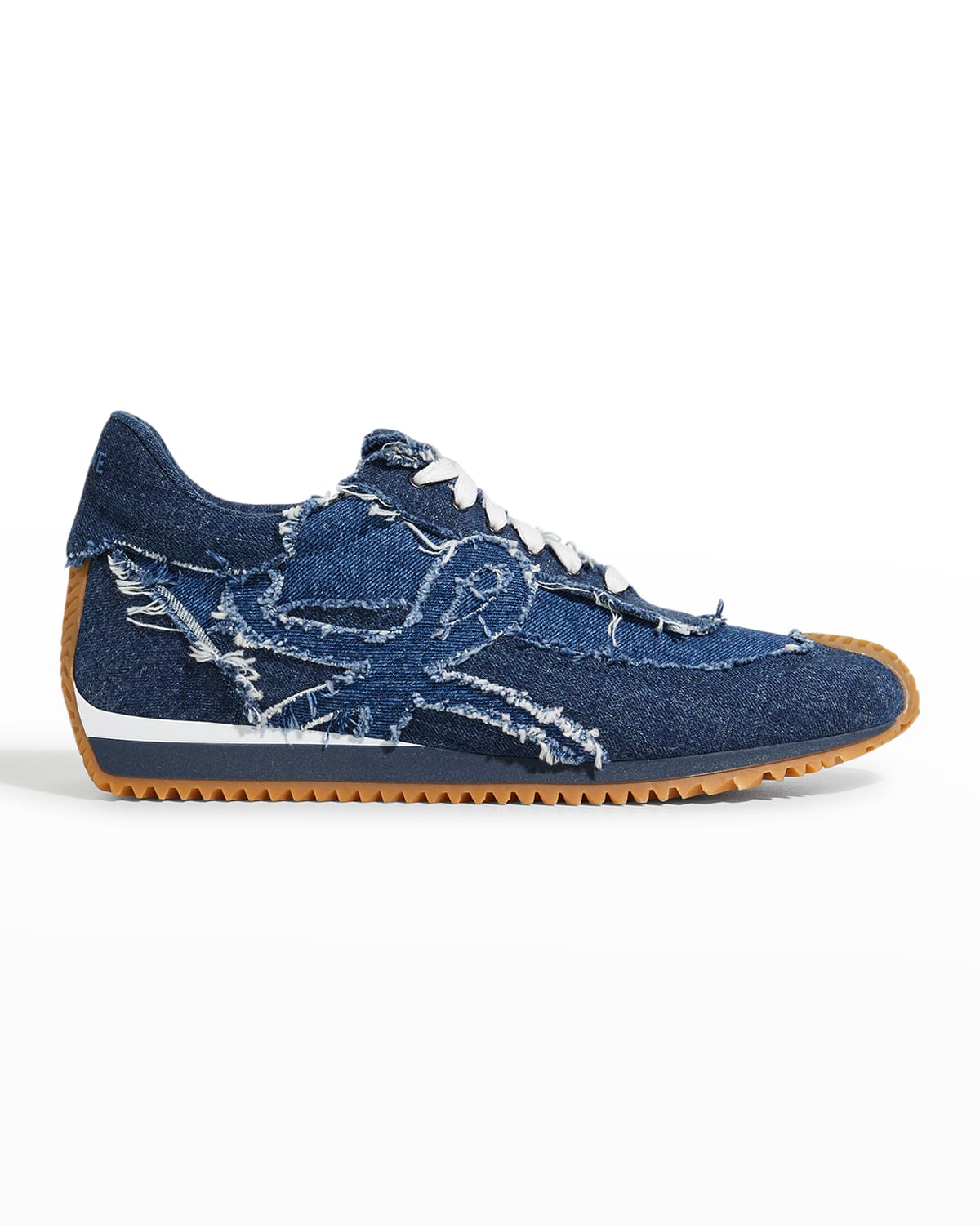 Loewe Men's Suede and Nylon Flow Runner Sneakers | Neiman Marcus