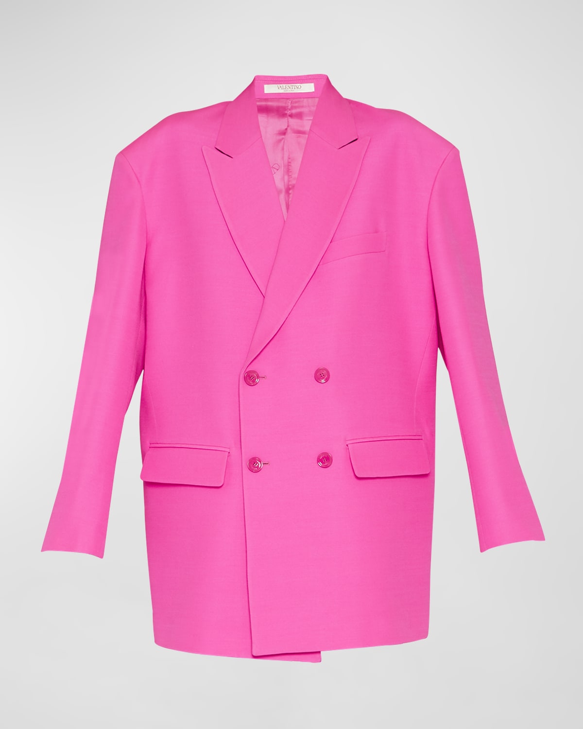 THE ROW Paride Double-Breasted Blazer Jacket | Neiman Marcus