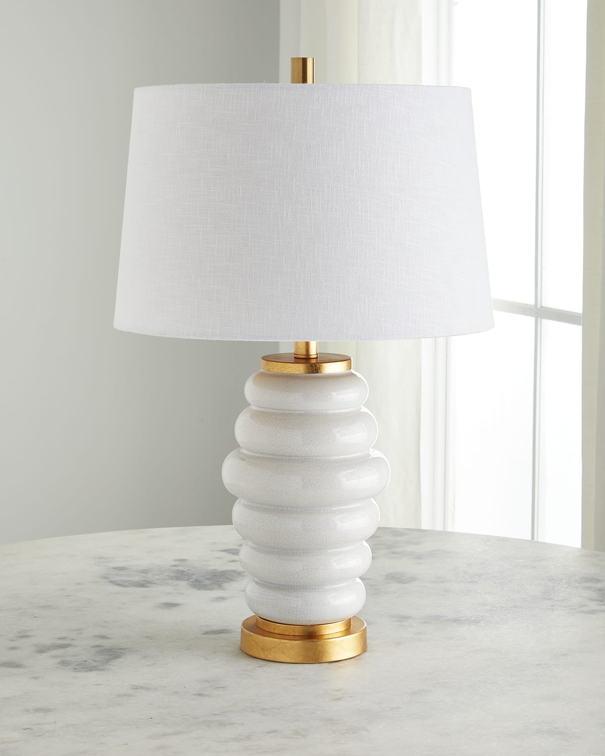 Couture Lamps Ceramic Gourd Table Lamp | Neiman Marcus
