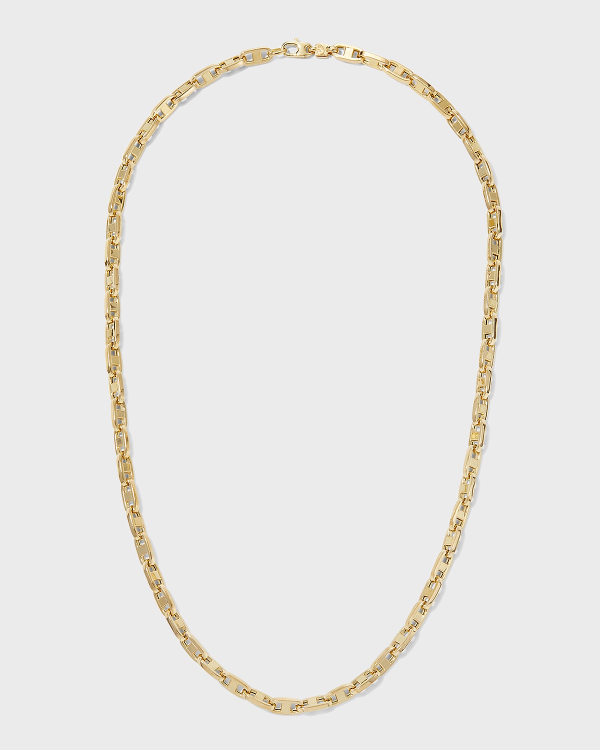Roberto Coin Yellow Gold Almond Link Chain, 28"L | Neiman Marcus