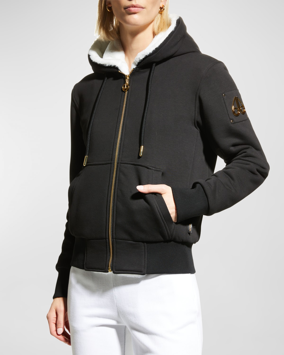 Moose Knuckles Portland Faux Fur Bunny Coat | Neiman Marcus