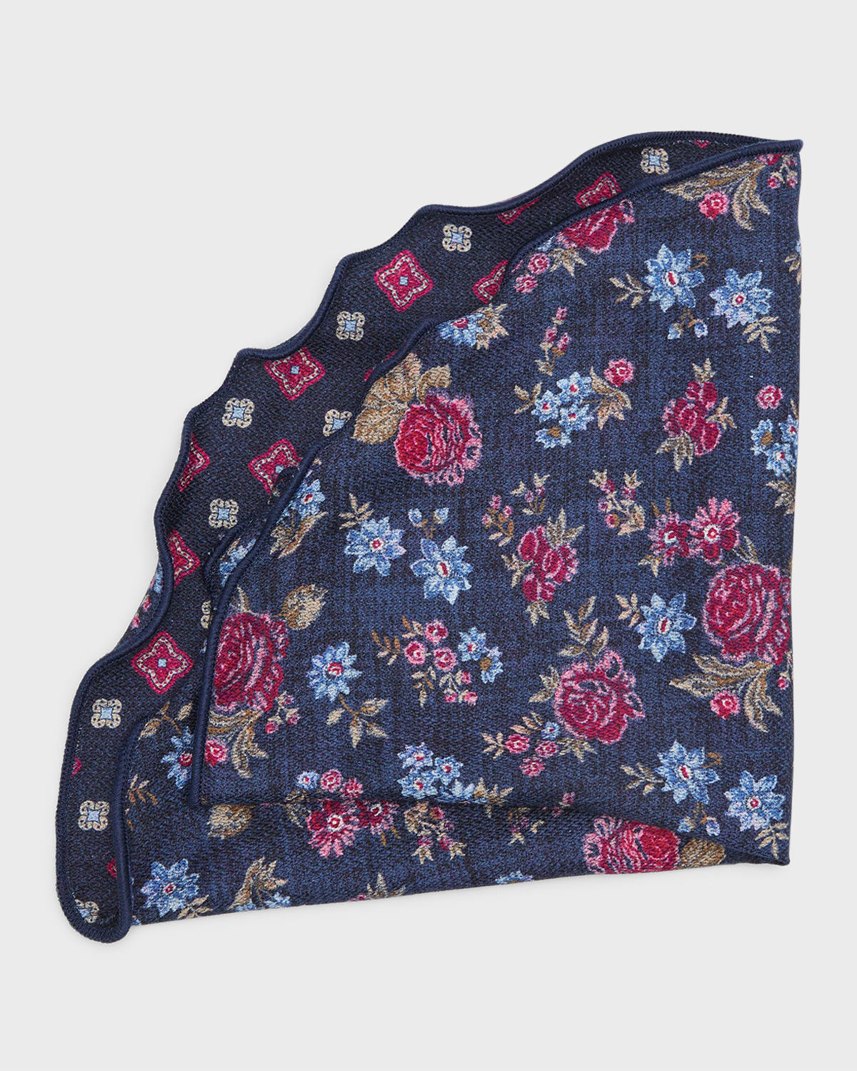 Edward Armah Men's Silk Reversible Pocket Circle | Neiman Marcus