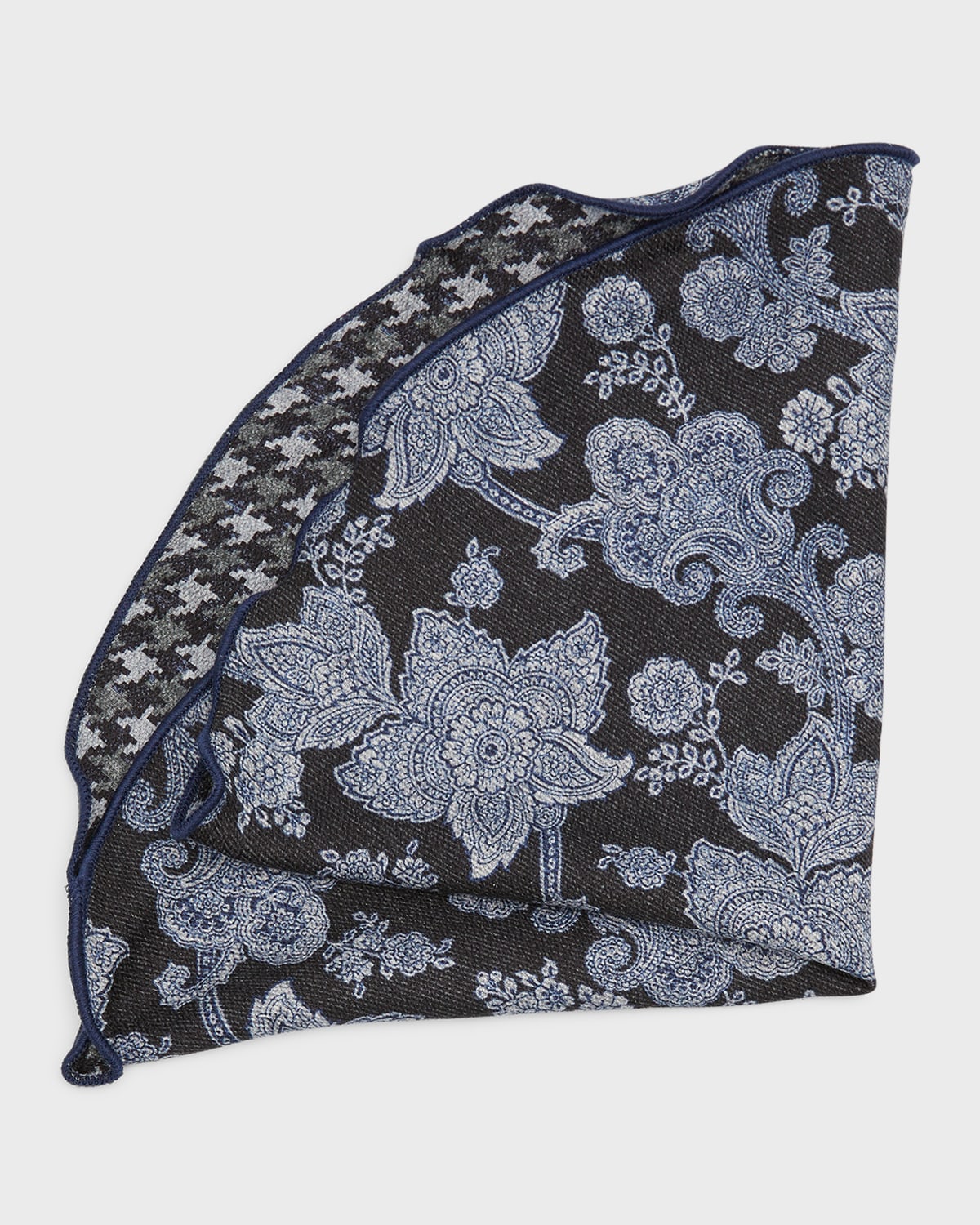 Edward Armah Men's Silk Reversible Pocket Circle | Neiman Marcus
