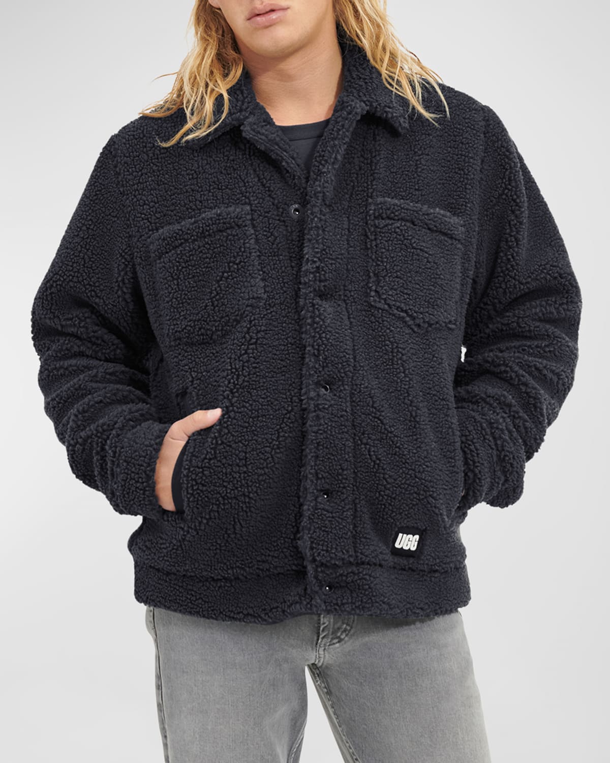 NANA JUDY Men's Maddox Cotton Shirt Jacket | Neiman Marcus