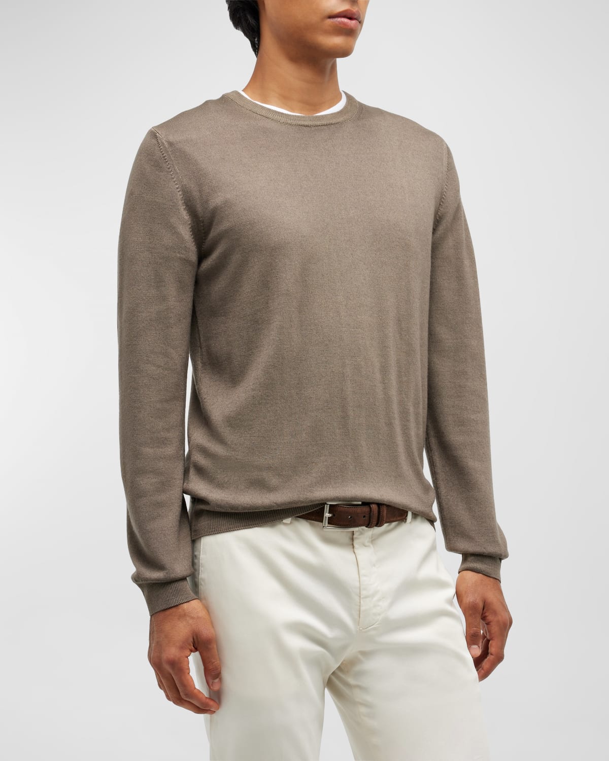 Boglioli Men's Solid Wool Sweater | Neiman Marcus