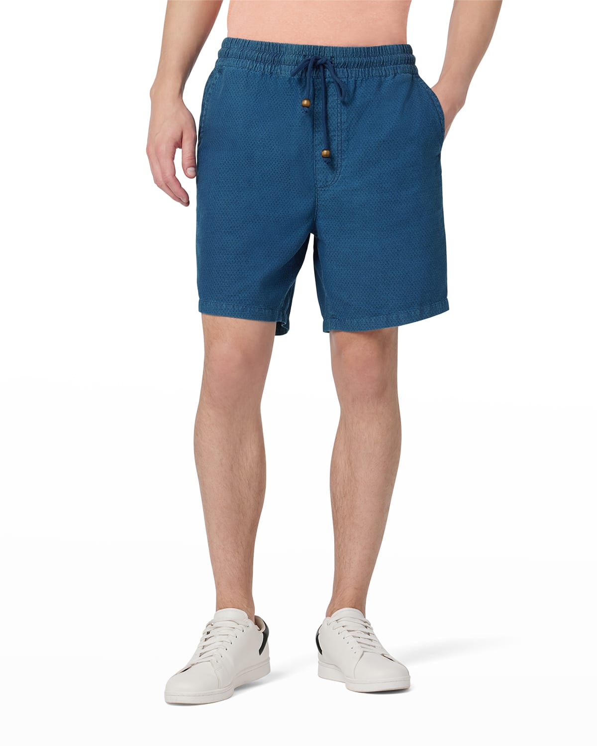 Stone Island Men's Wool-Nylon Diagonal Weave Shorts | Neiman Marcus