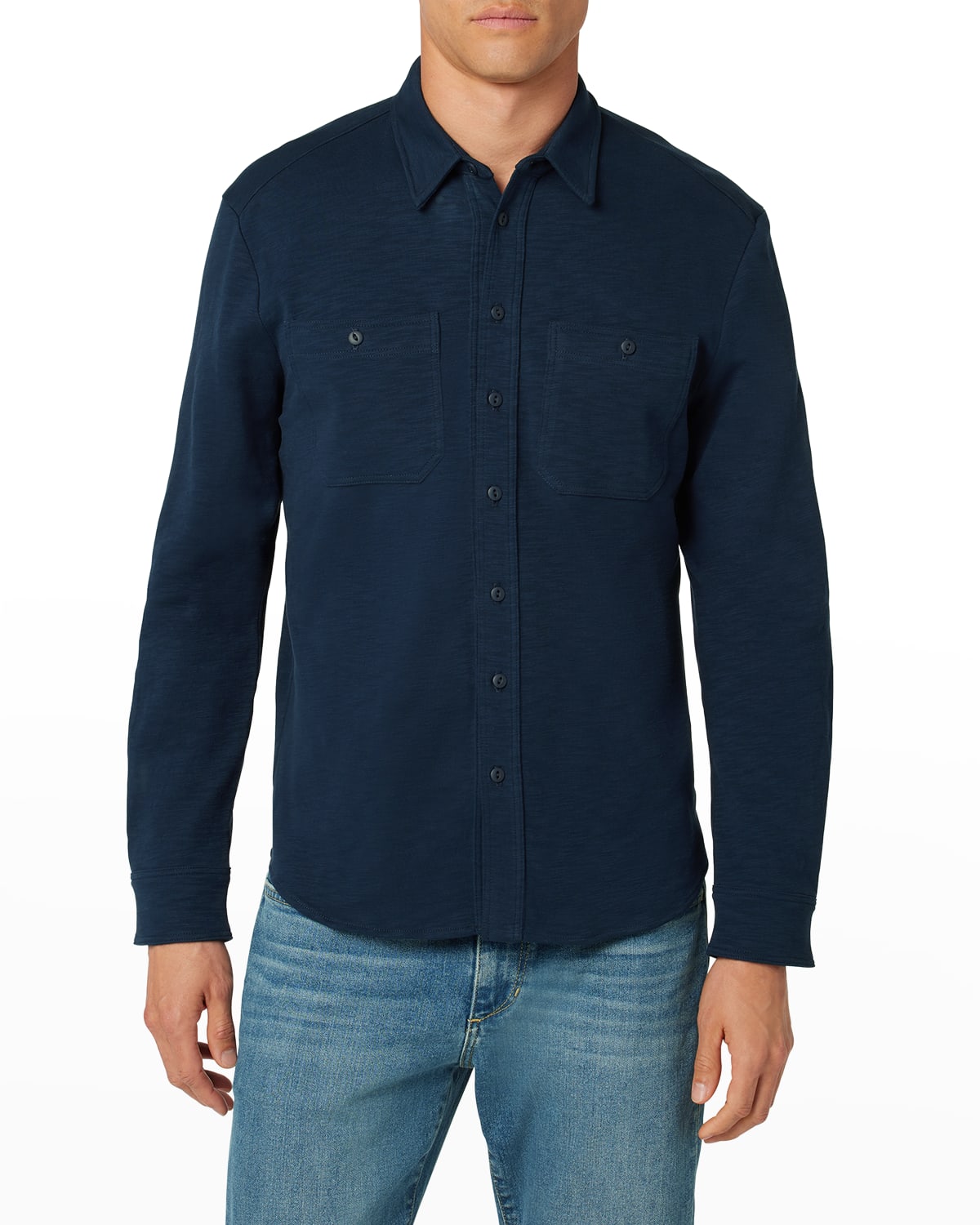 Joe's Jeans Men's Chambray Anorak Jacket | Neiman Marcus